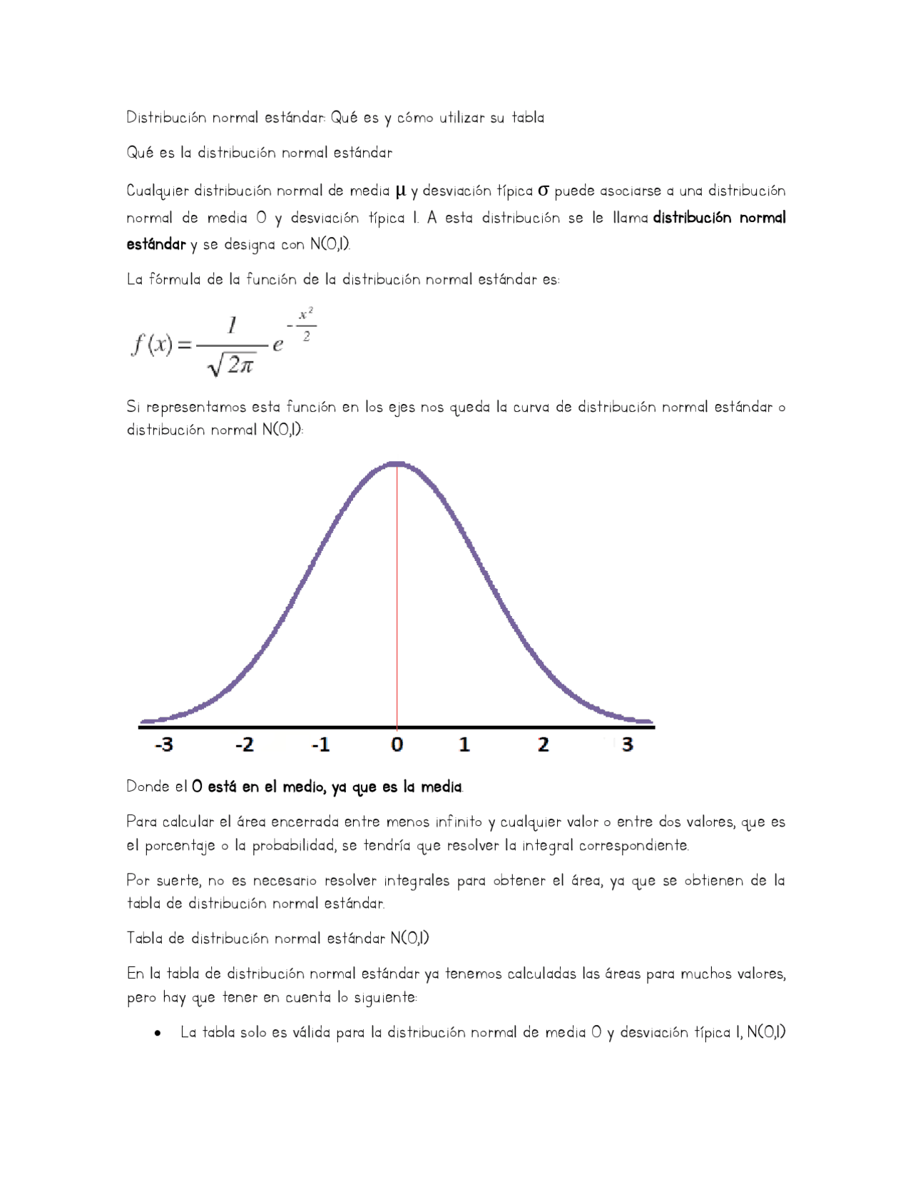 Distribución normal - Docsity