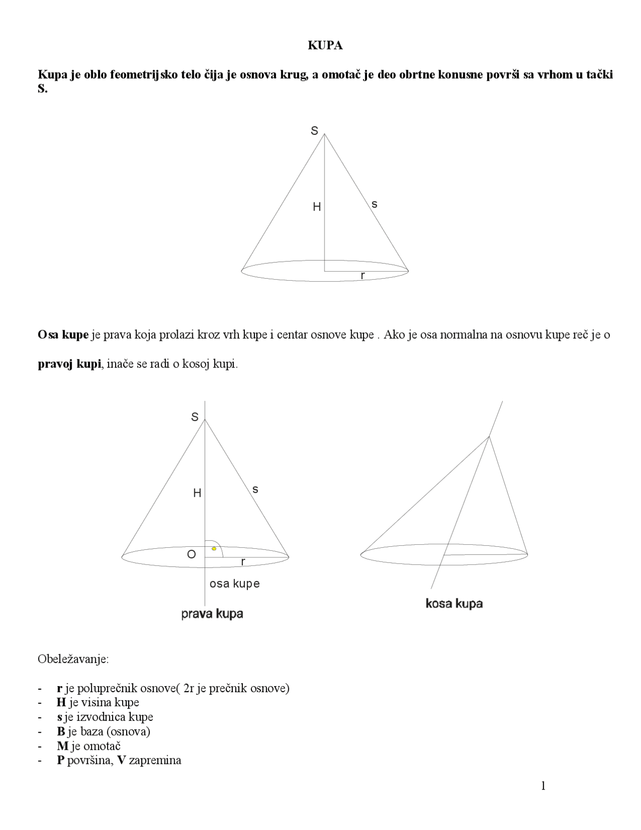 Kupa Obnavljanje Zadaci Vežbe Predlog Matematica Docsity