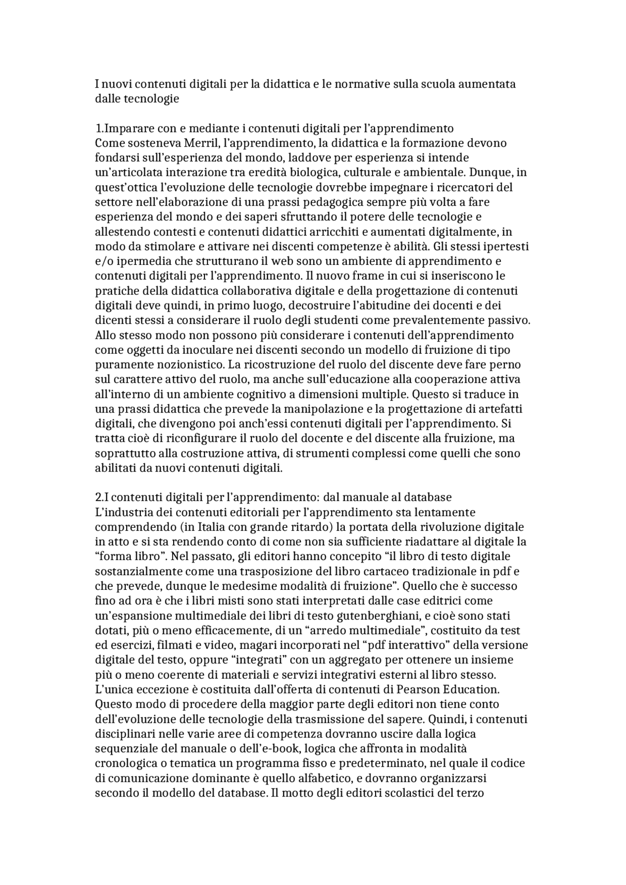 A Scuola Con Le Tecnologie Cap 3 Parte 2docx Docsity