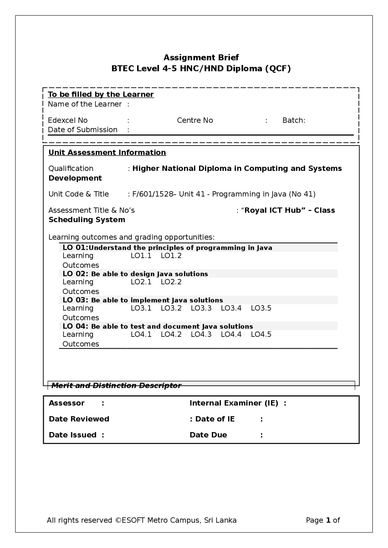 Computing Assignment Docsity