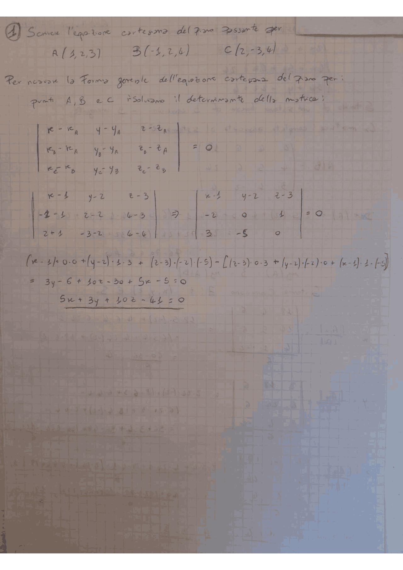 Prova Geometria E Algebra Lineare Docsity