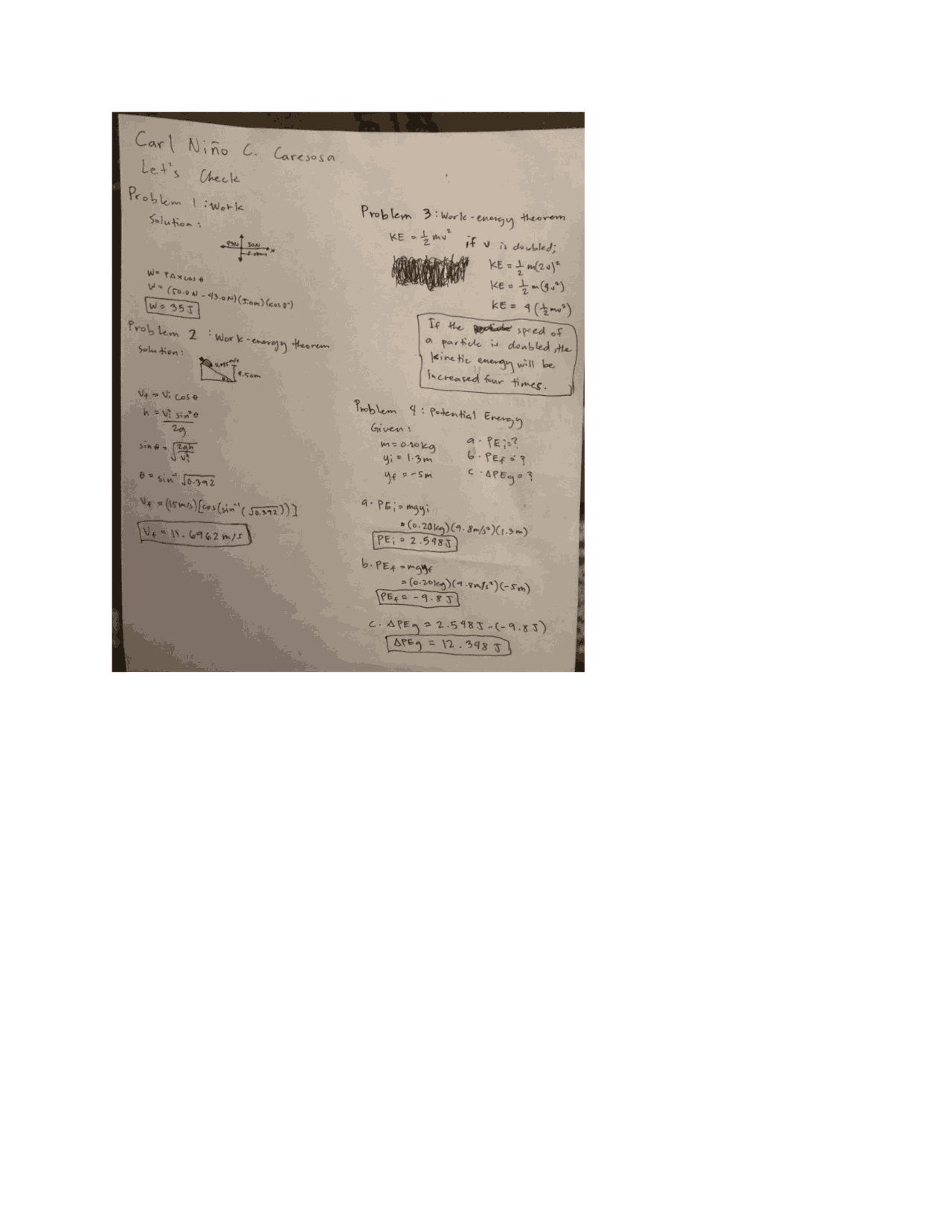 Physics Answers Simple Quizzes Physics Docsity