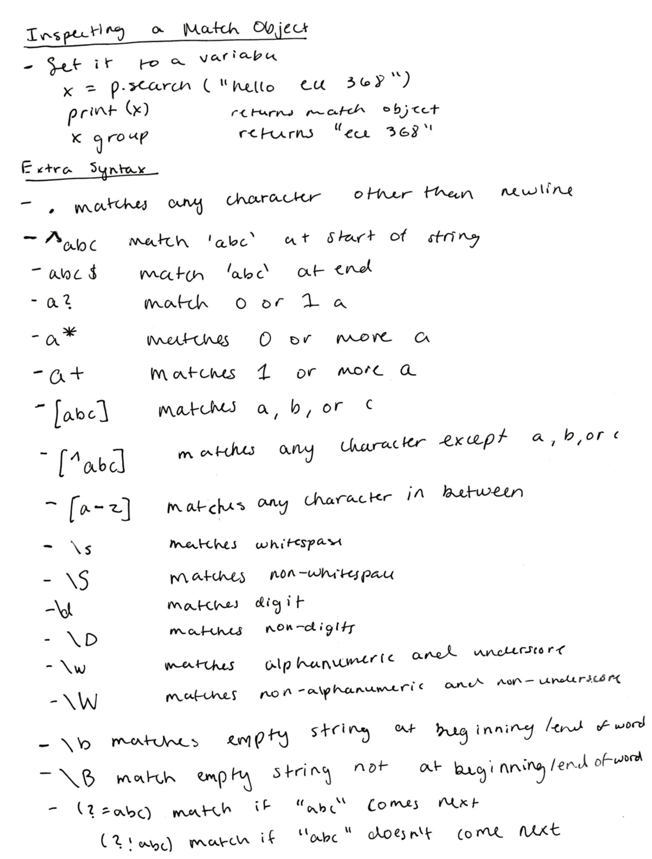 ECE 20875 notes for exam 3 topic 3 - Docsity