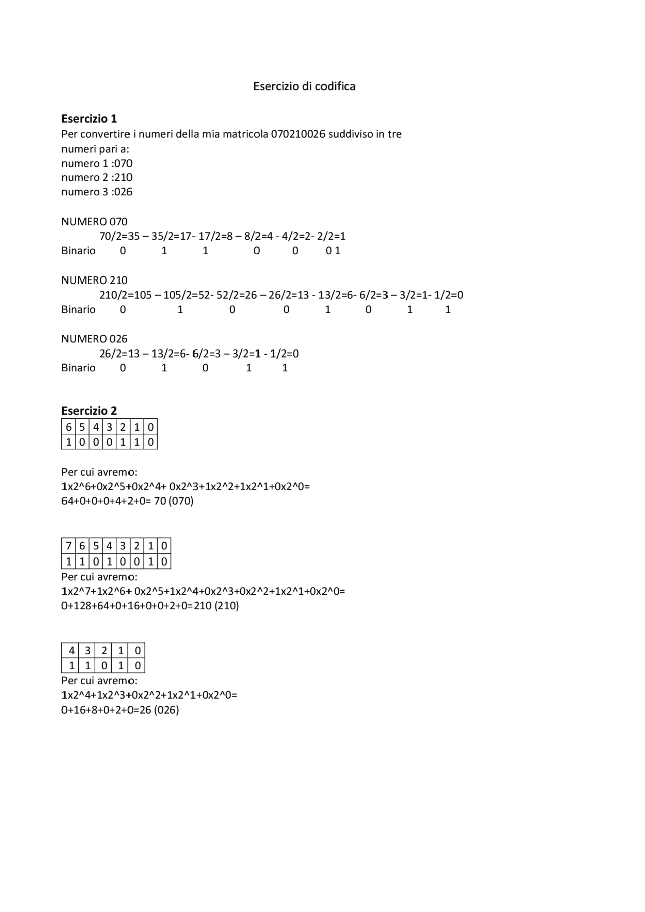 Elaborato 2 Prova Di Codifica Docsity