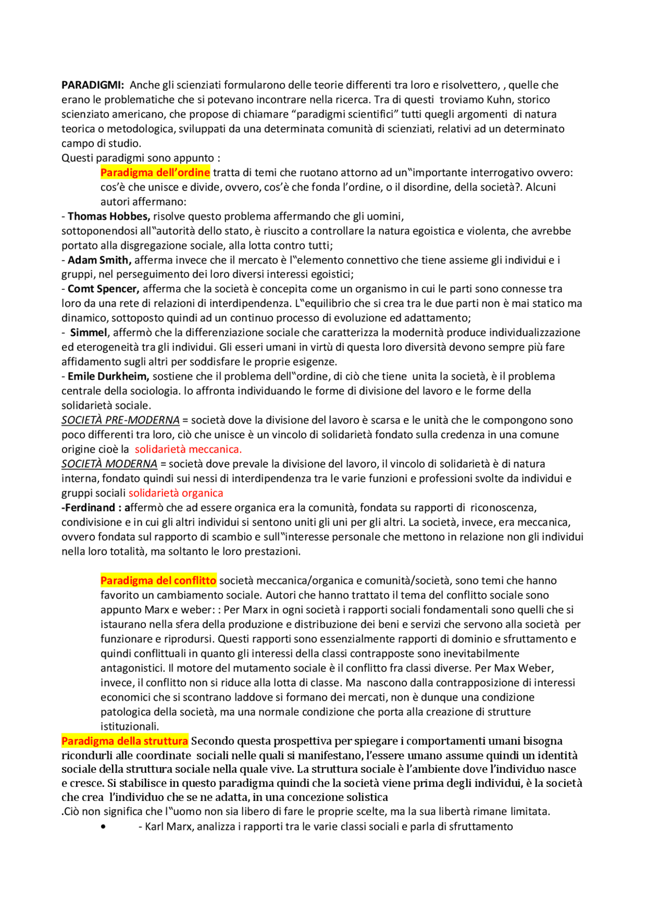 Paradigmi Appunti Università Unipa Docsity