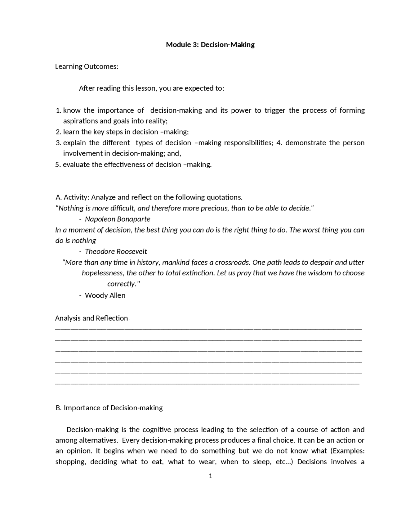 This documents title is National Service Training Program - Docsity