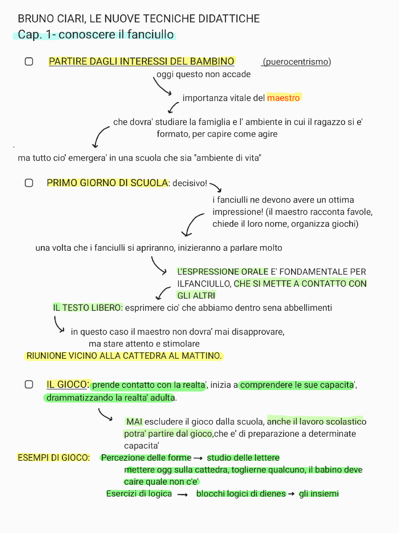 LE NUOVE TECNICHE DIDATTICHE - Docsity
