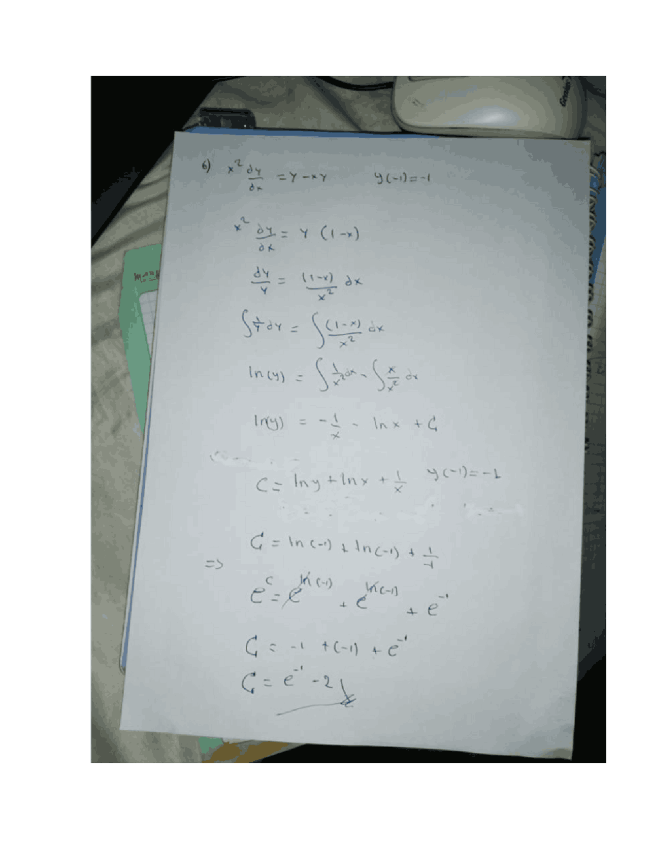 Ejercicios De Calculo Exámenes De Cálculo Docsity