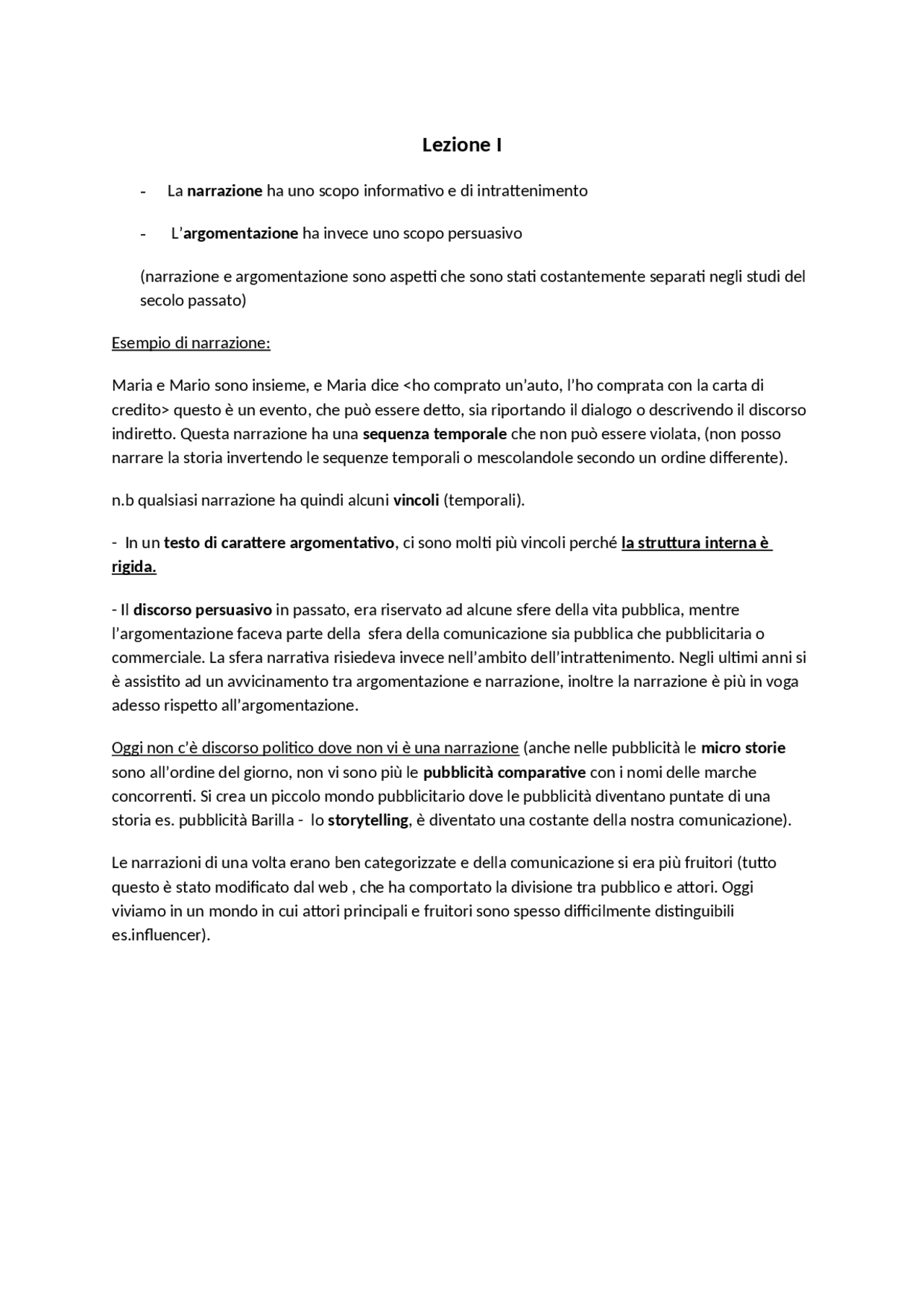 Appunti Lezioni Linguaggio E Argomentazione Docsity