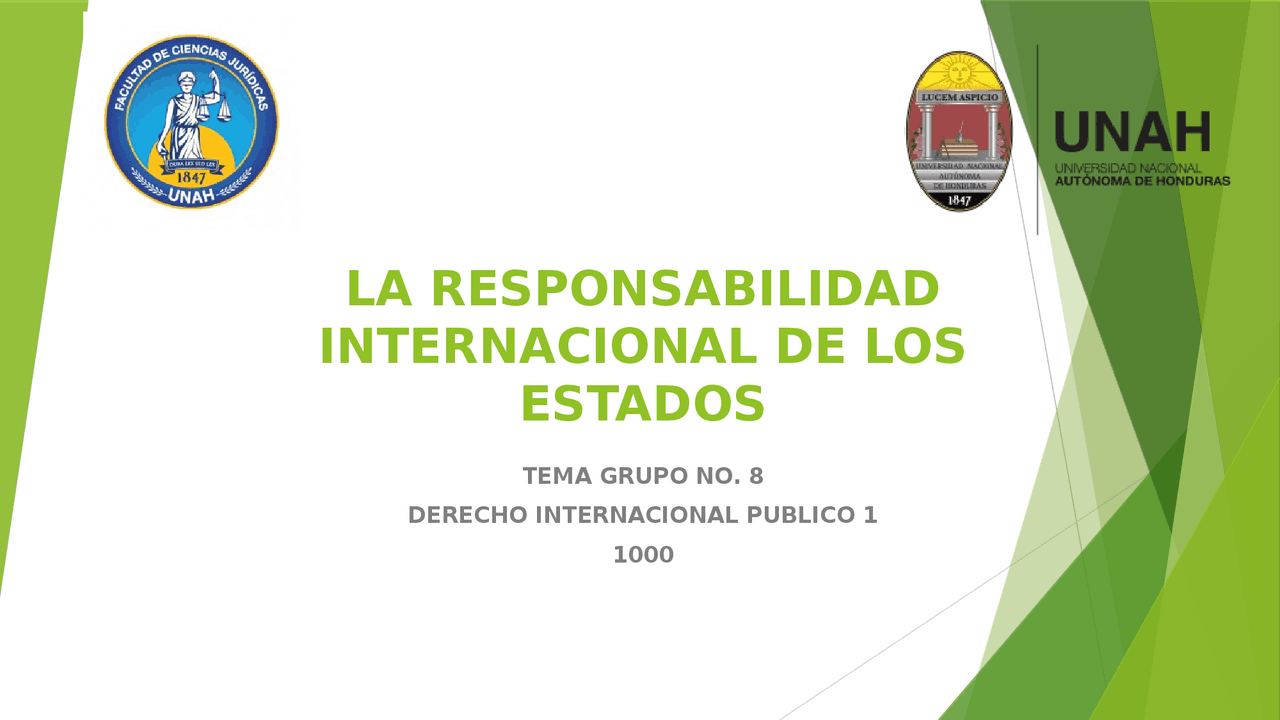Responsabilidad Internacional De Los Estados Docsity