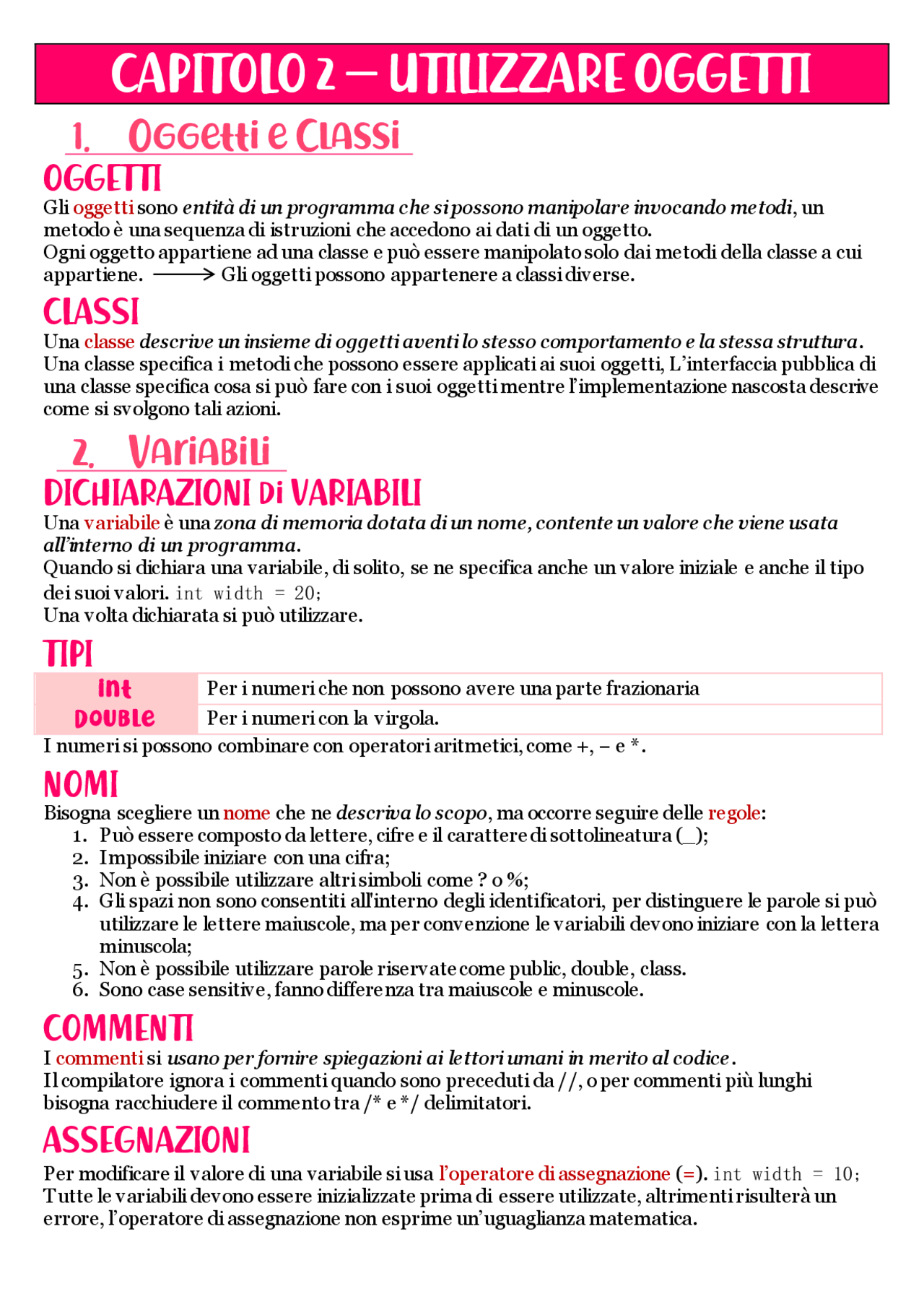 Riassunto del Capitolo 2 del libro Concetti di informatica e fondamenti ...