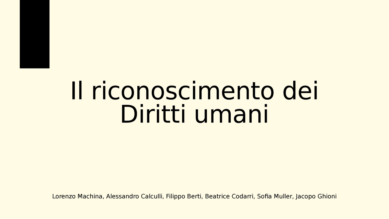 Presentazione Dei Diritti Docsity