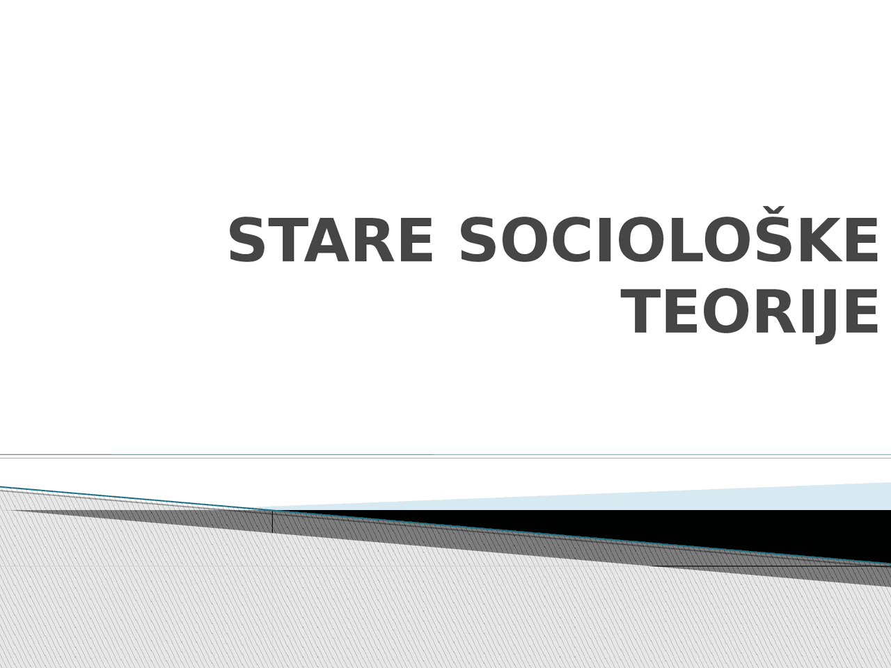Stare sociološke teorije-Sociologija | Slajdovi' predlog Sociologija - Docsity