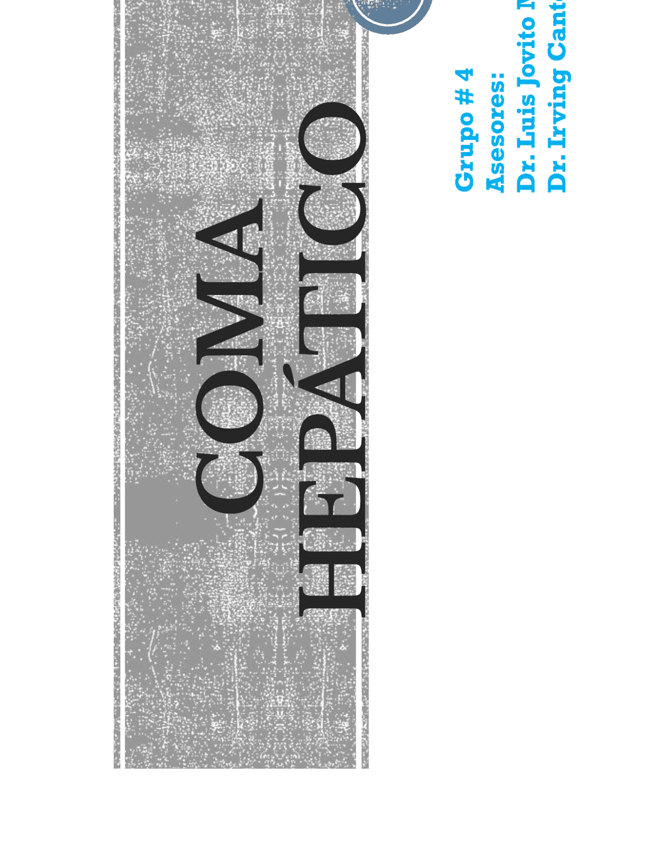 Exposición Coma Hepático | Slides de Histologie | Docsity