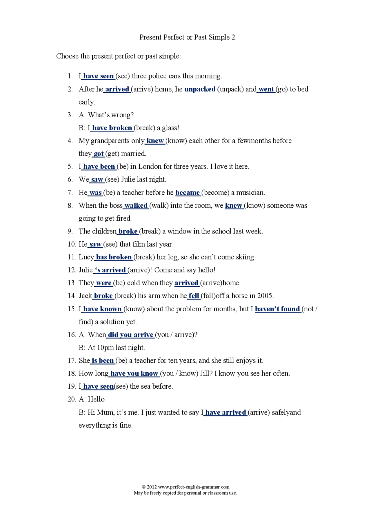 Present_perfect_or_past_simple_2.pdf - Docsity