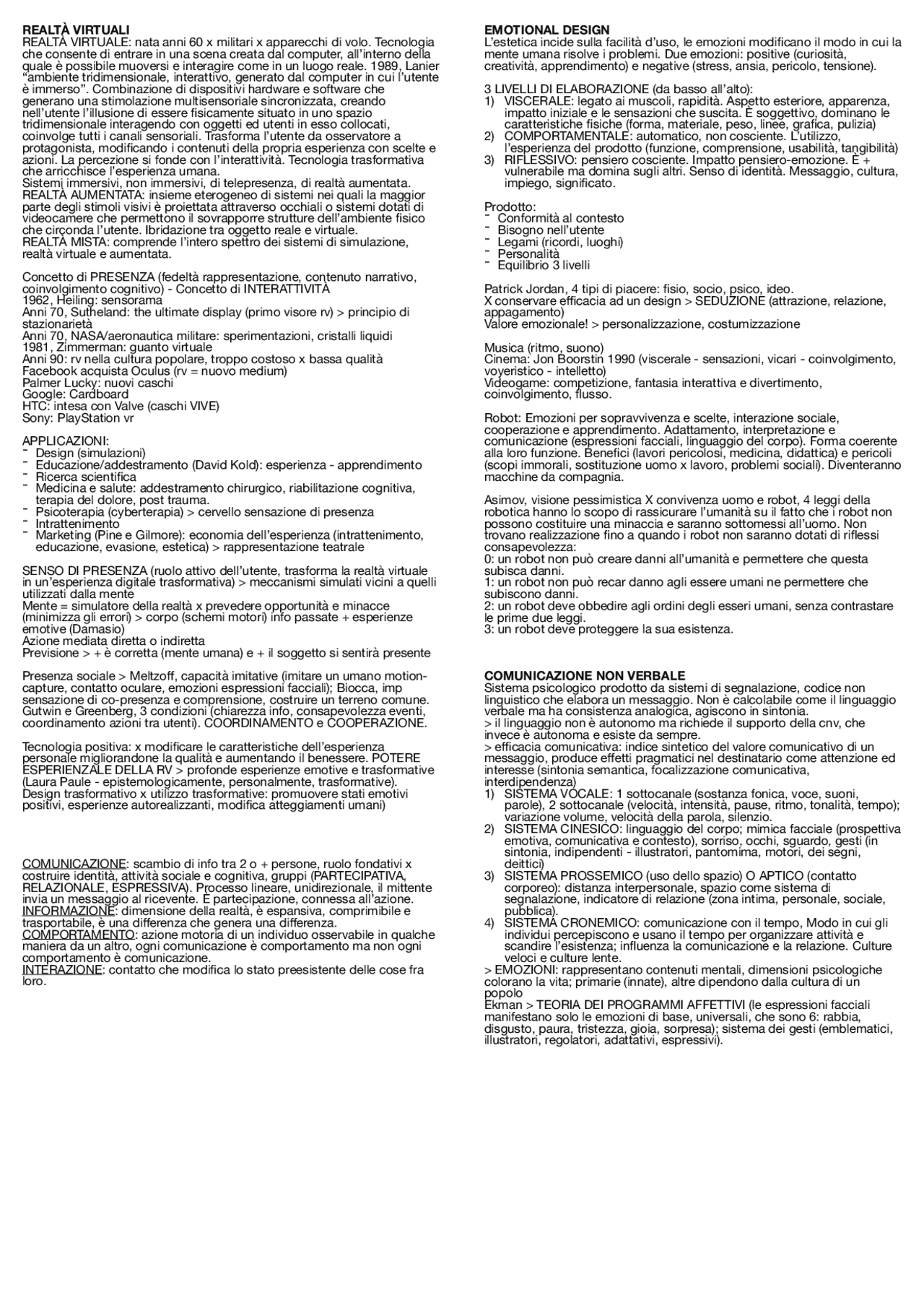 Schema Psicologia Della Comunicazione E Delle Esperienze Mediate Docsity