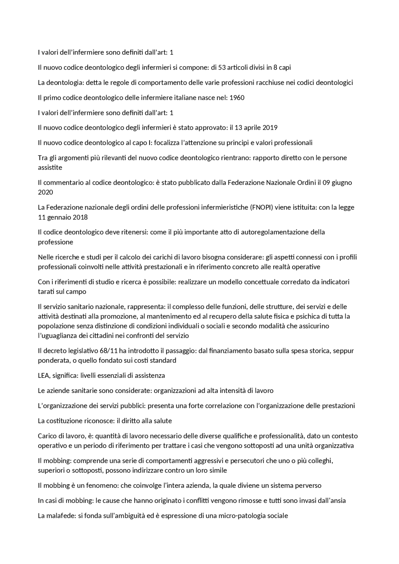 Domande e risposte master management funzioni di coordinamento (modulo 4) - Docsity