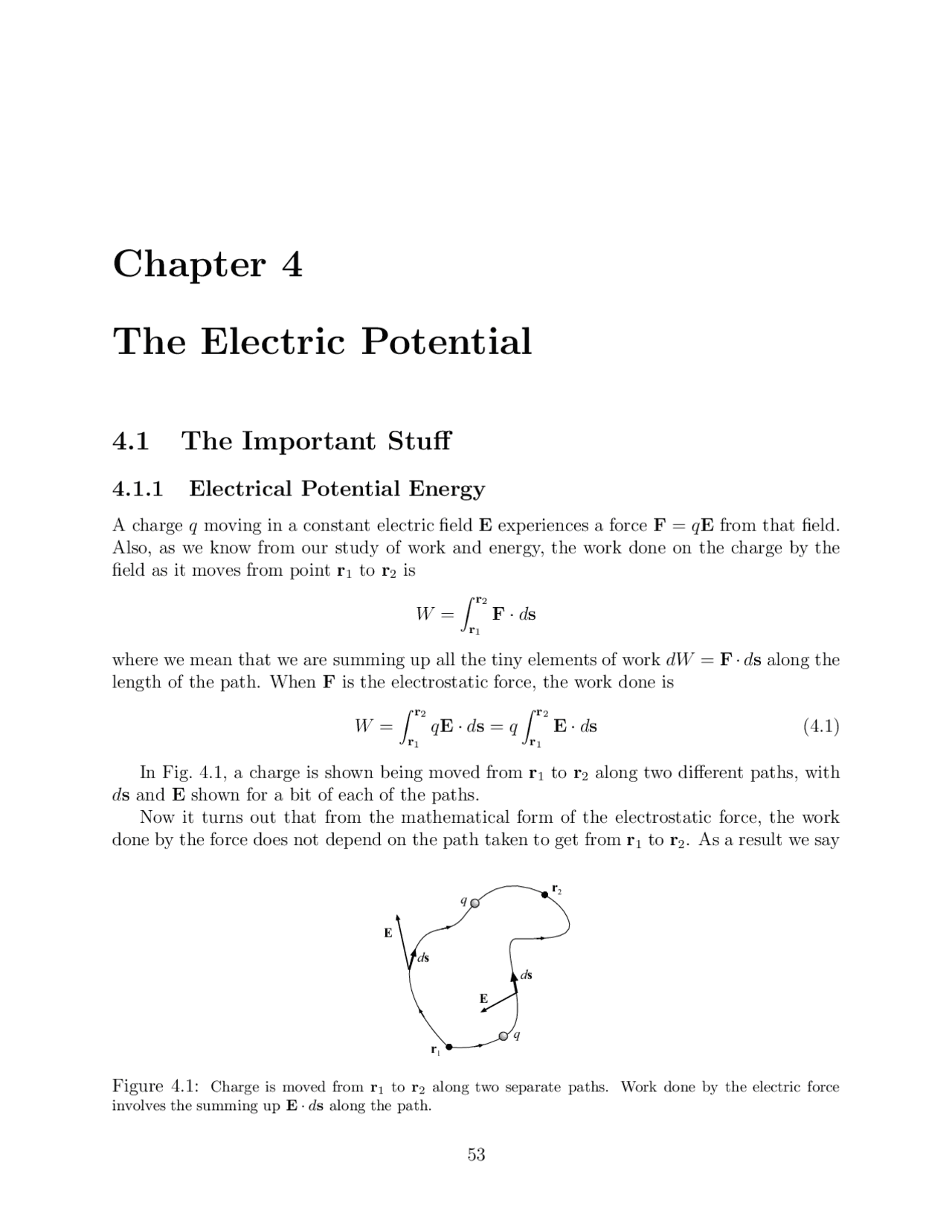 Electric potential formula sheet - Docsity