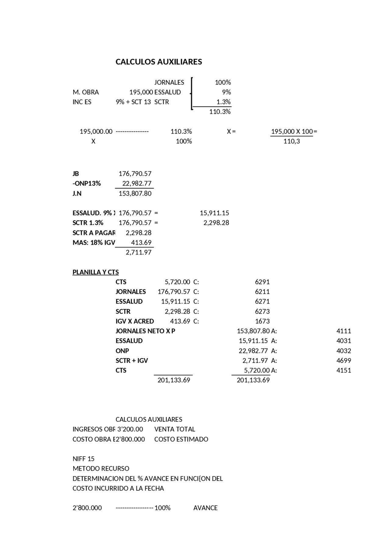 Contabilidad de construccion - Docsity