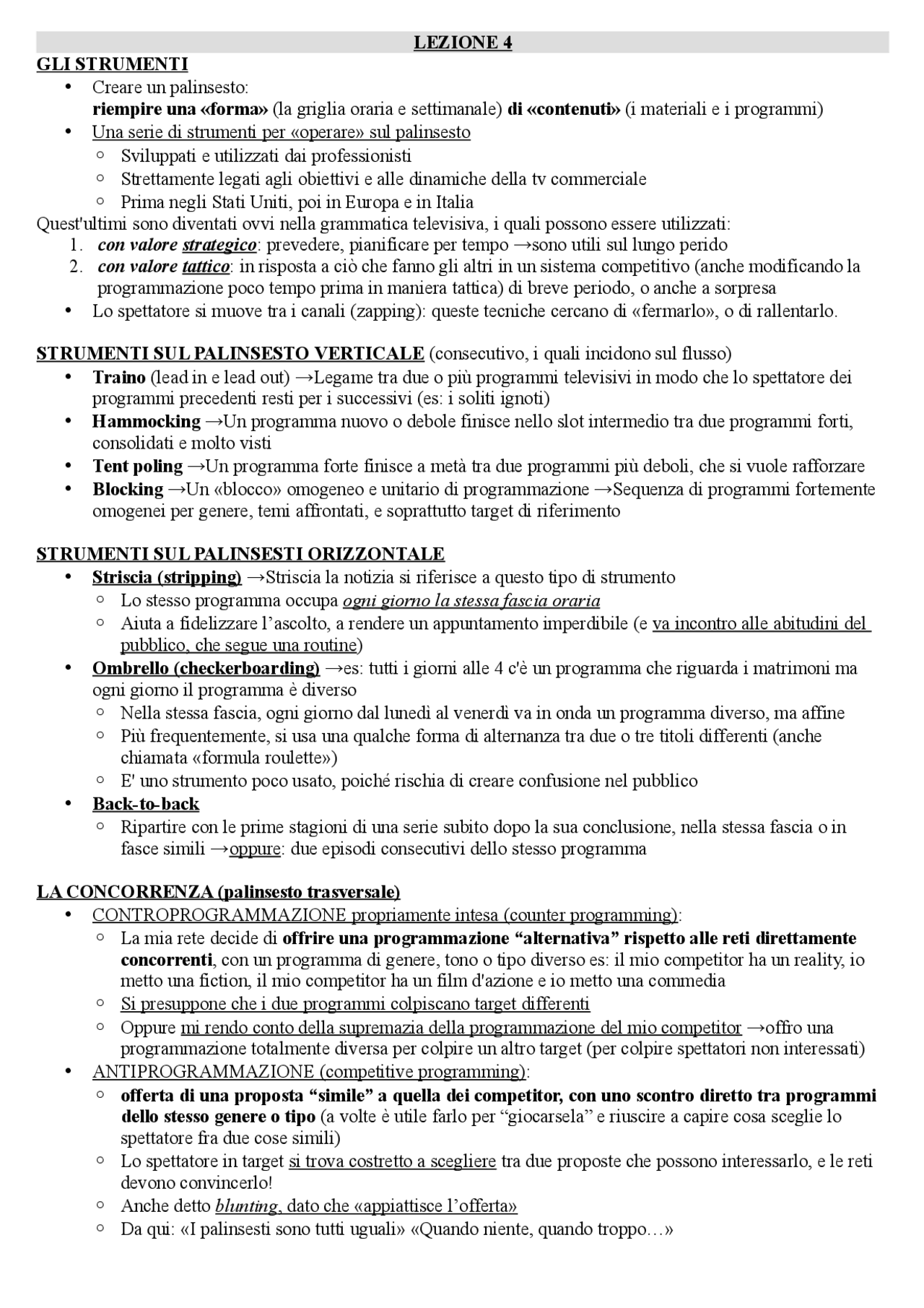Appunti Storia Della Radio E Della Televisione Parte 2 Lezione 3 Docsity