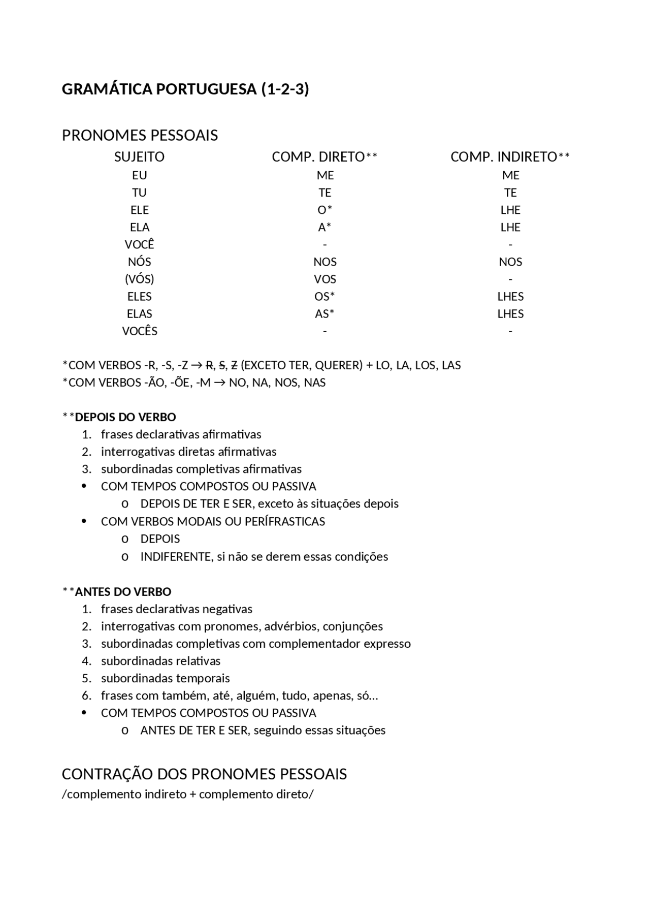 Gramatica 1/2/3 ano leitorado de portugues | Schemi e mappe concettuali ...