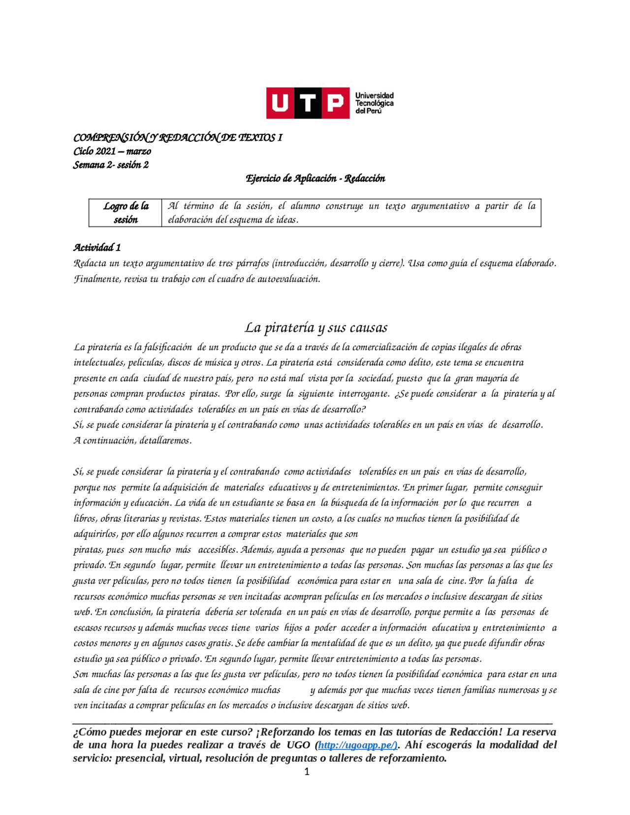 Comprensión Y Redacción De Textos I Monografías Ensayos De