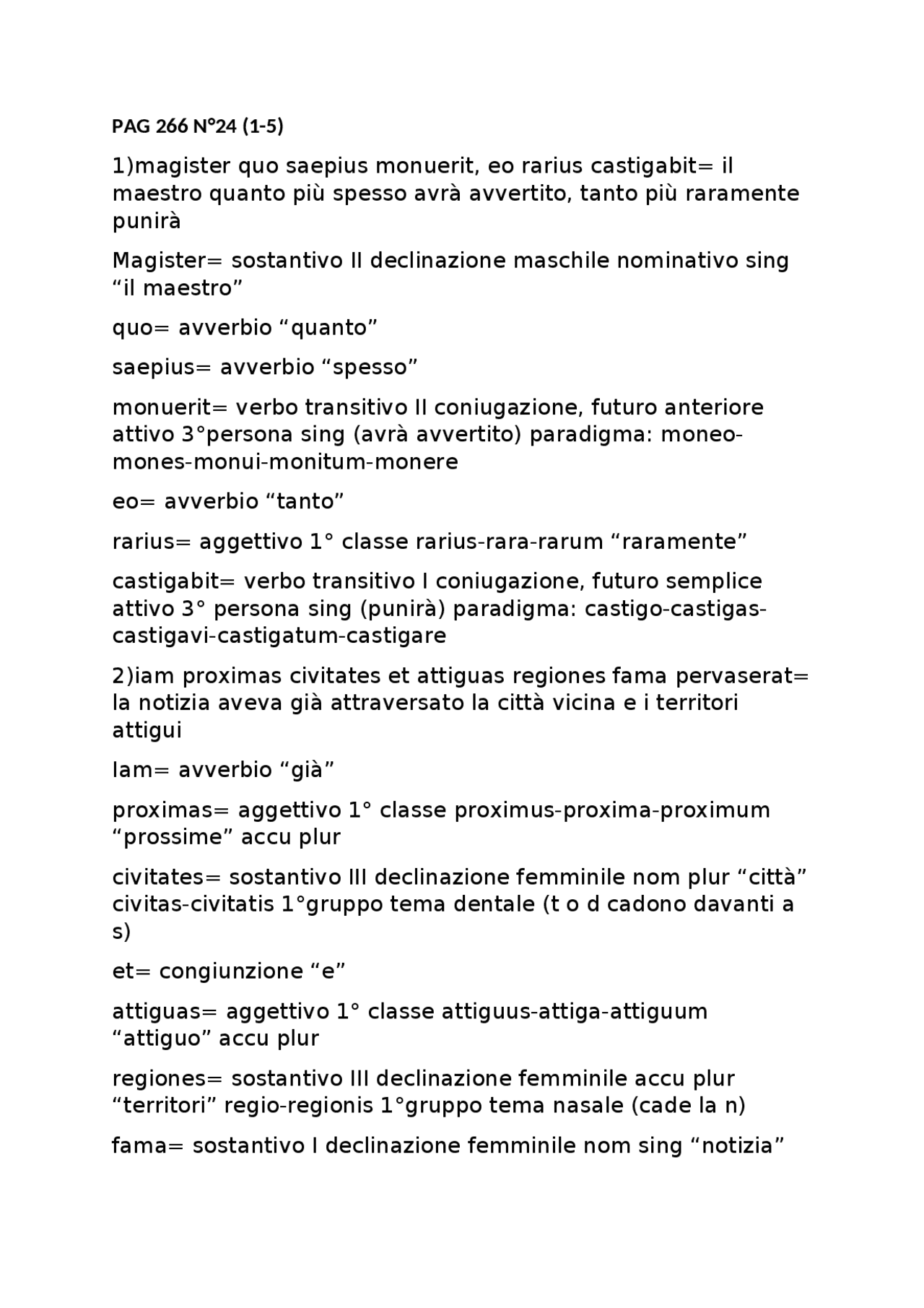 Argomenti Prima Superiore Docsity