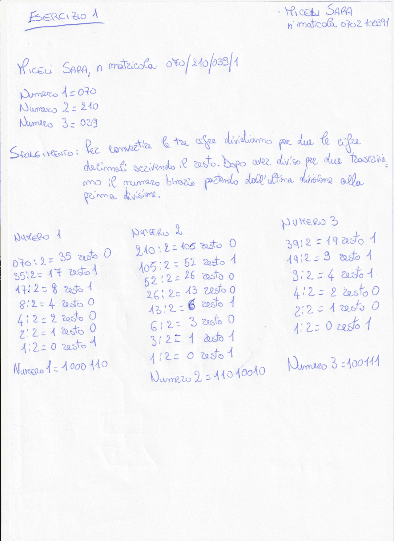 Elaborato Codifica Sistemi Docsity