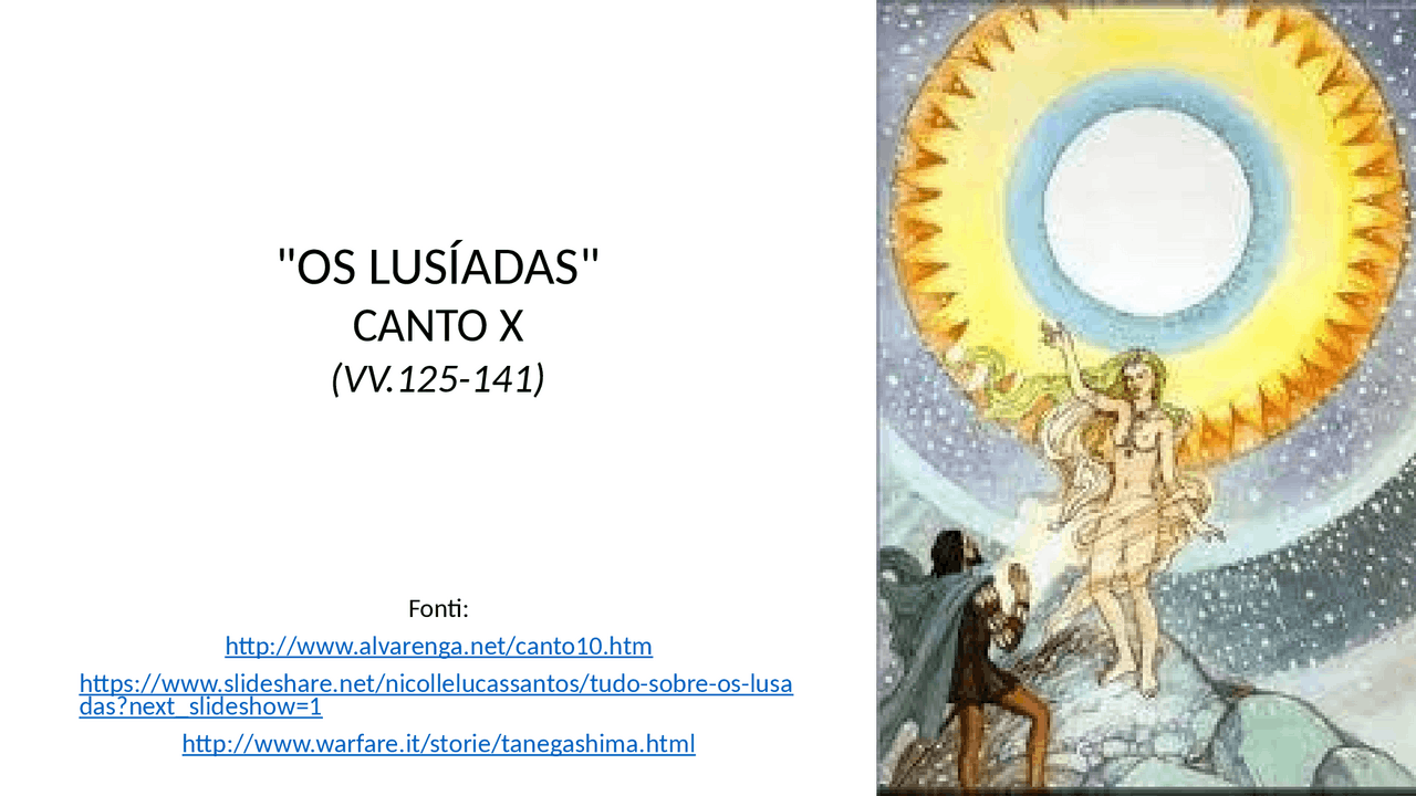 "OS LUSÍADAS" CANTO X - Docsity