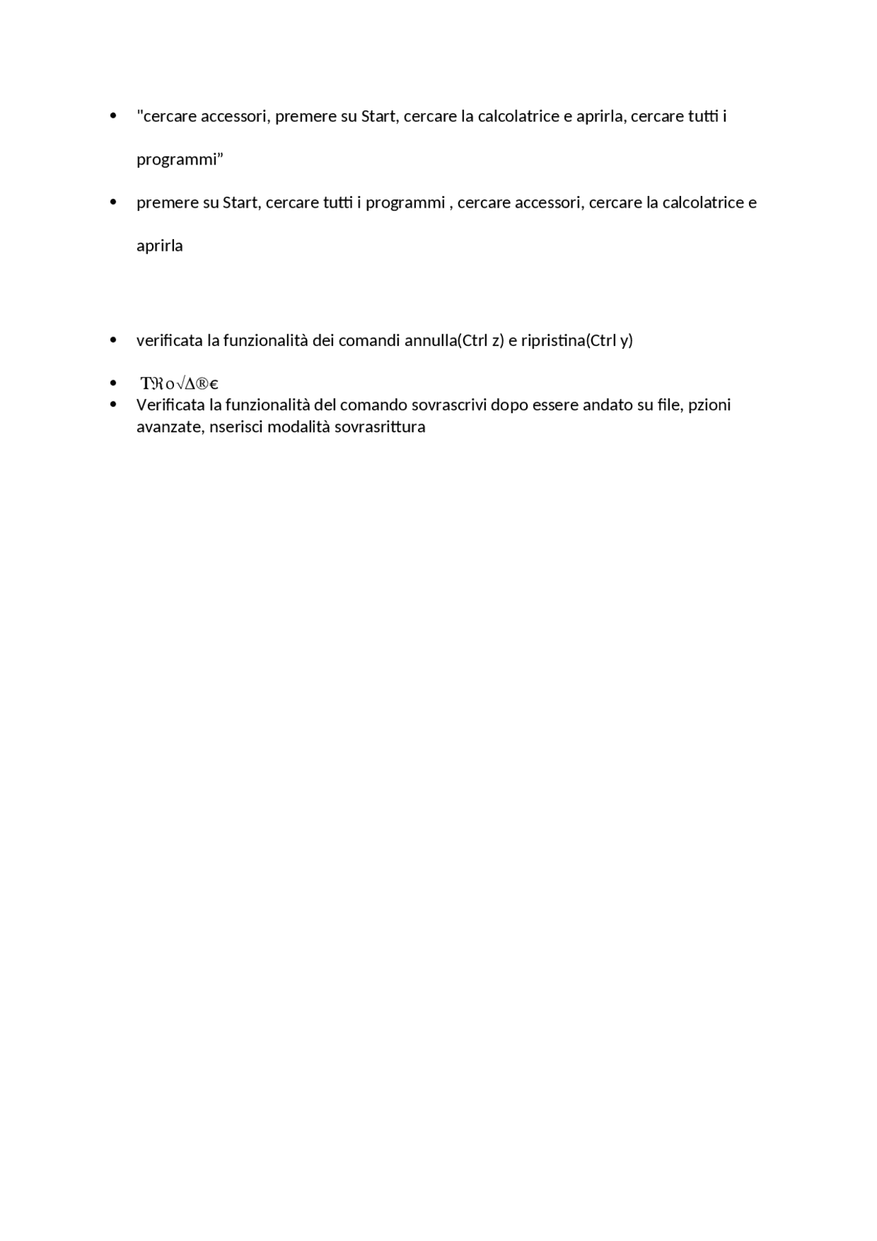Esercitazione 41 Prof Botteri Docsity