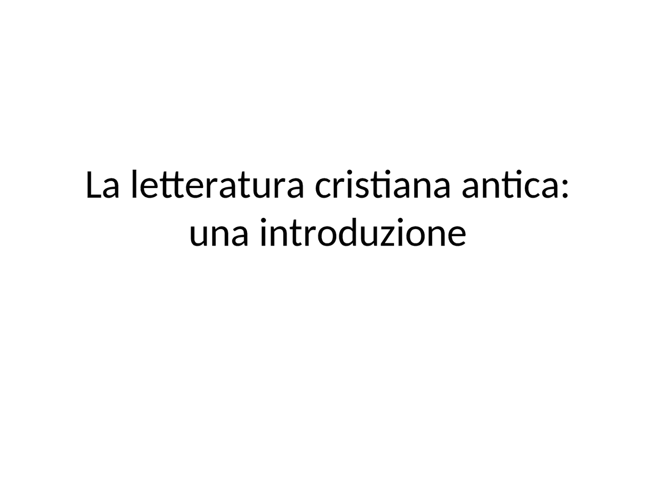 Slides Per Esame Letteratura Docsity
