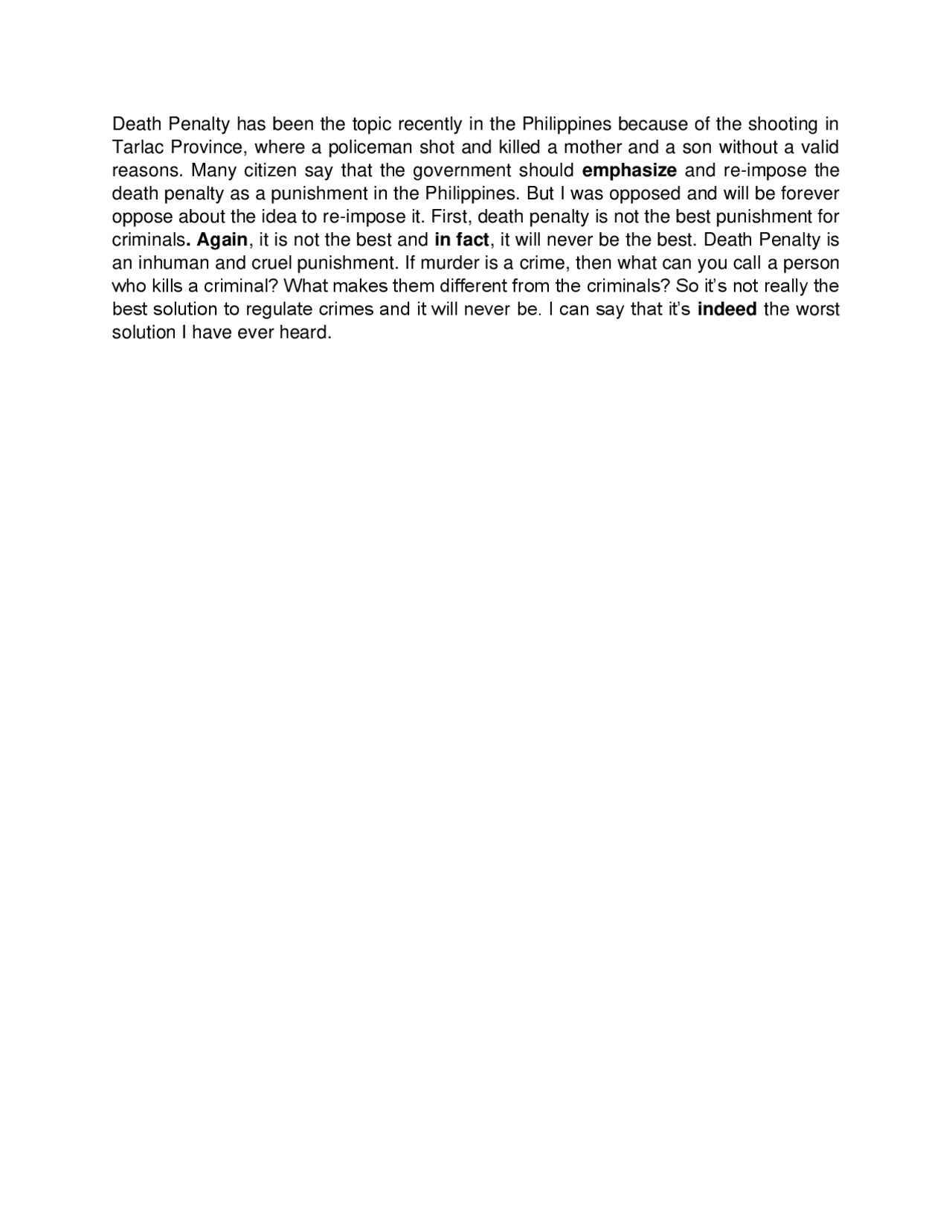 5-7 paragraph tha shows persuasion - Docsity