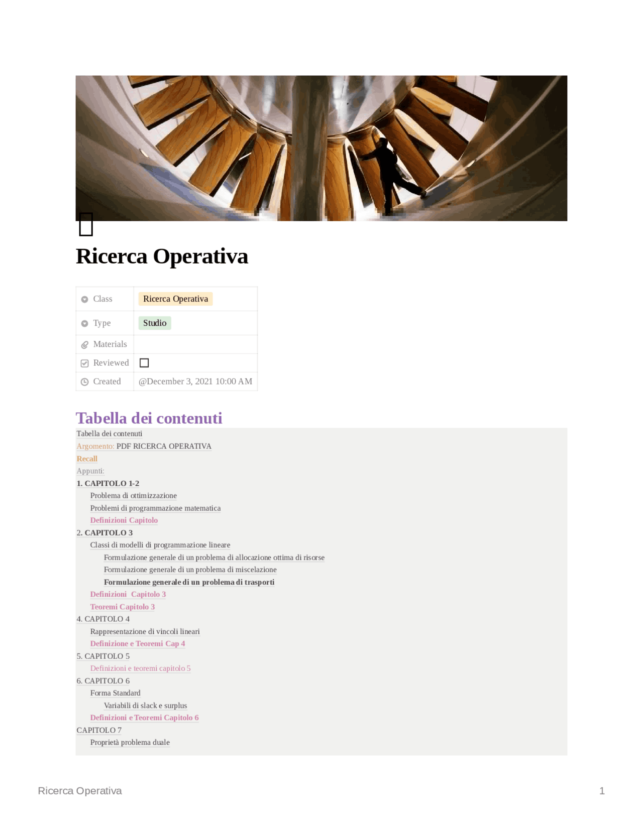 Raccolta Di Ricerca Operativa Docsity