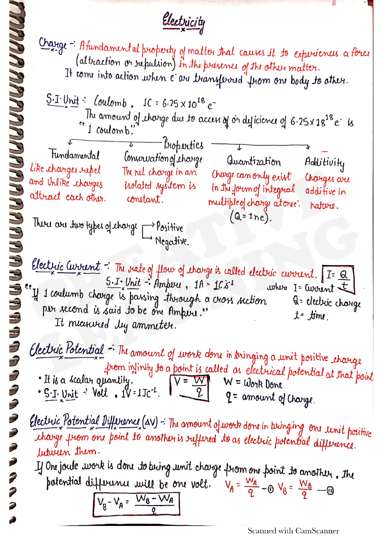 Electricity 10thstandard Docsity