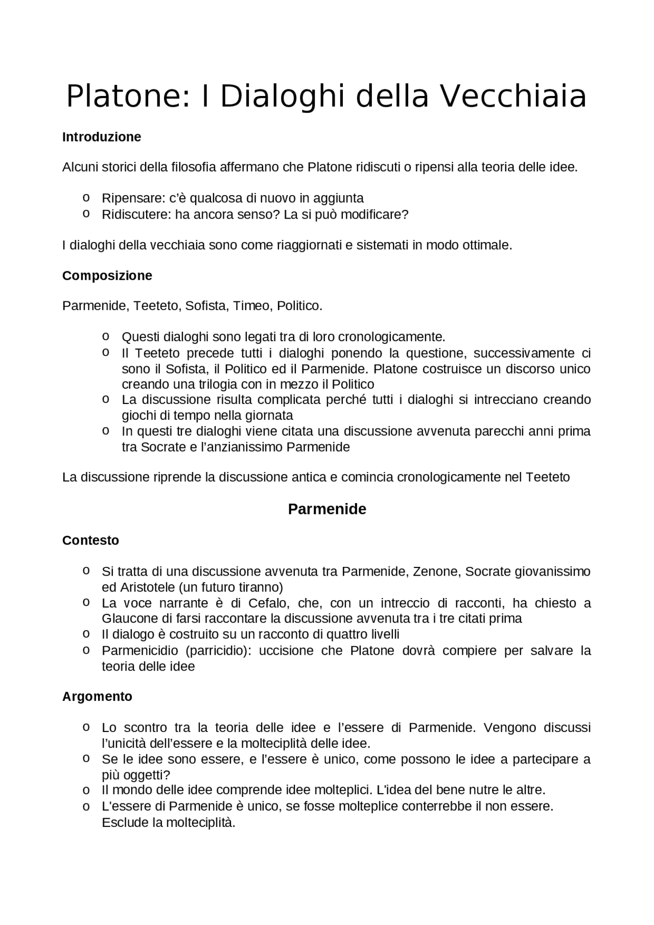 Platone E Aristotele Docsity