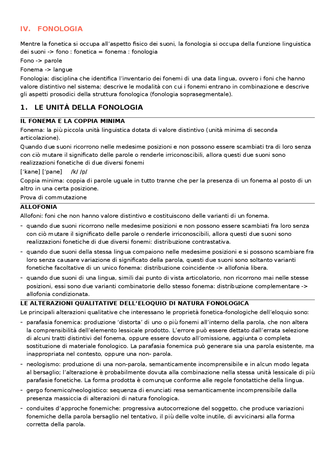 Fonologia Docsity
