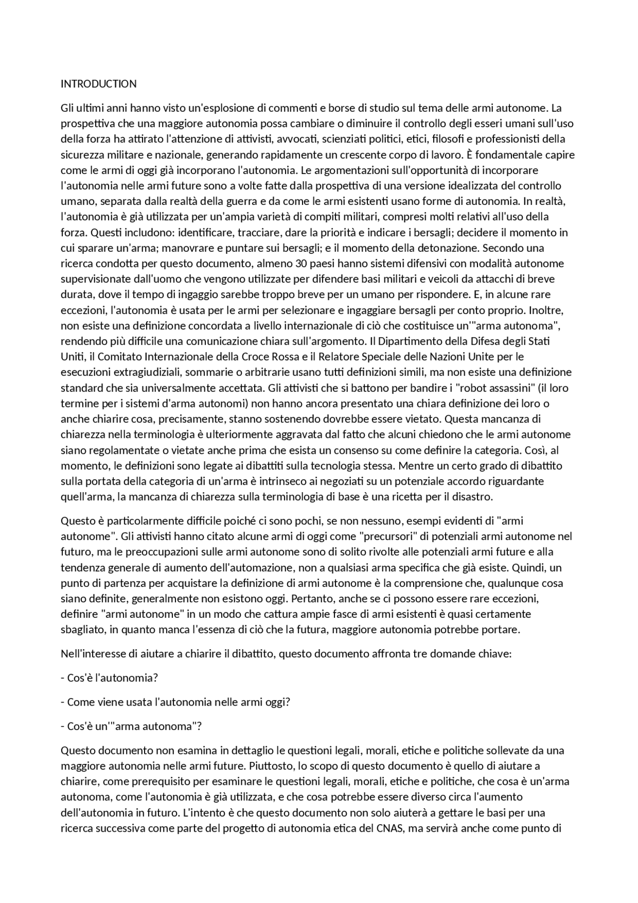 Studi Strategici Petrelli - Docsity