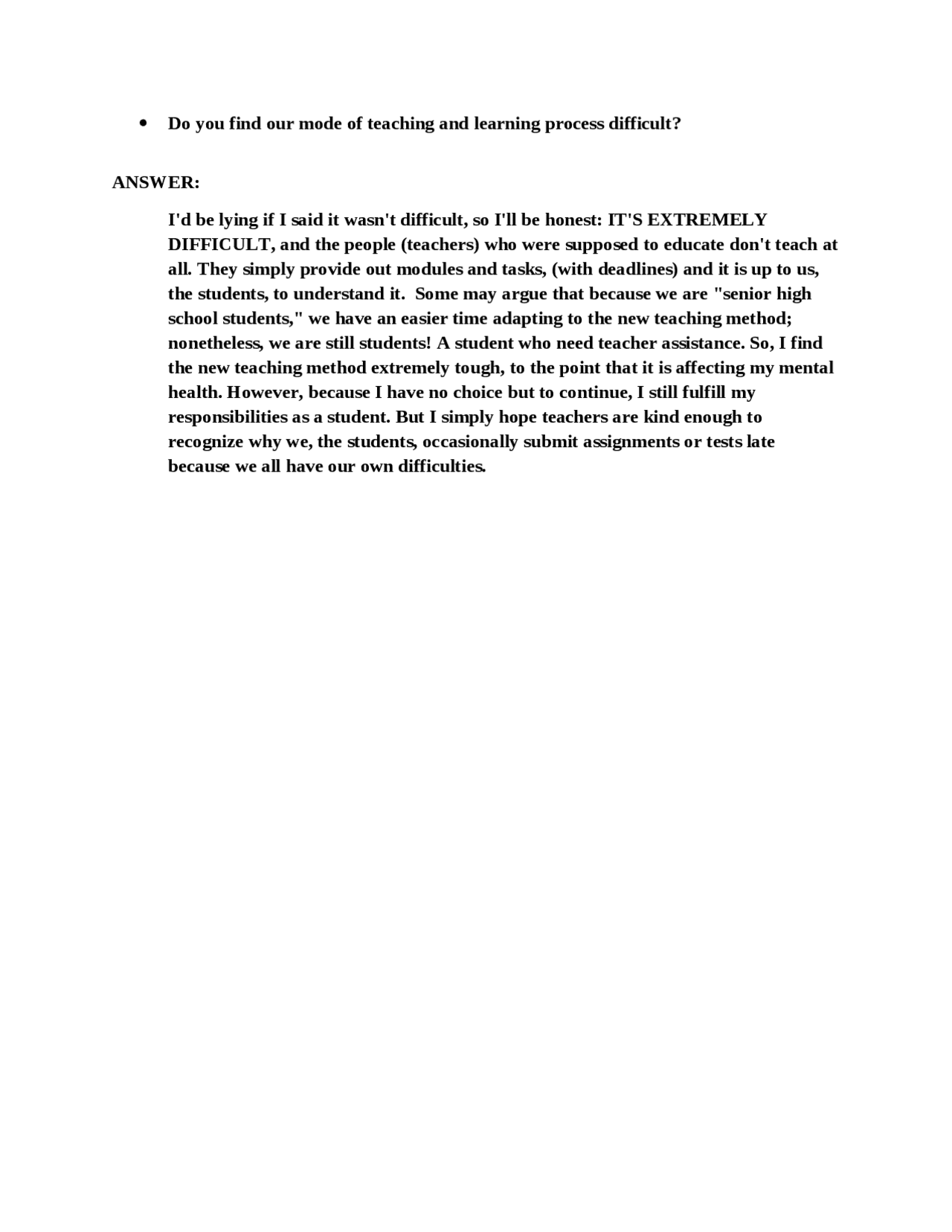 About The New Mode Of Learning And Teaching Docsity