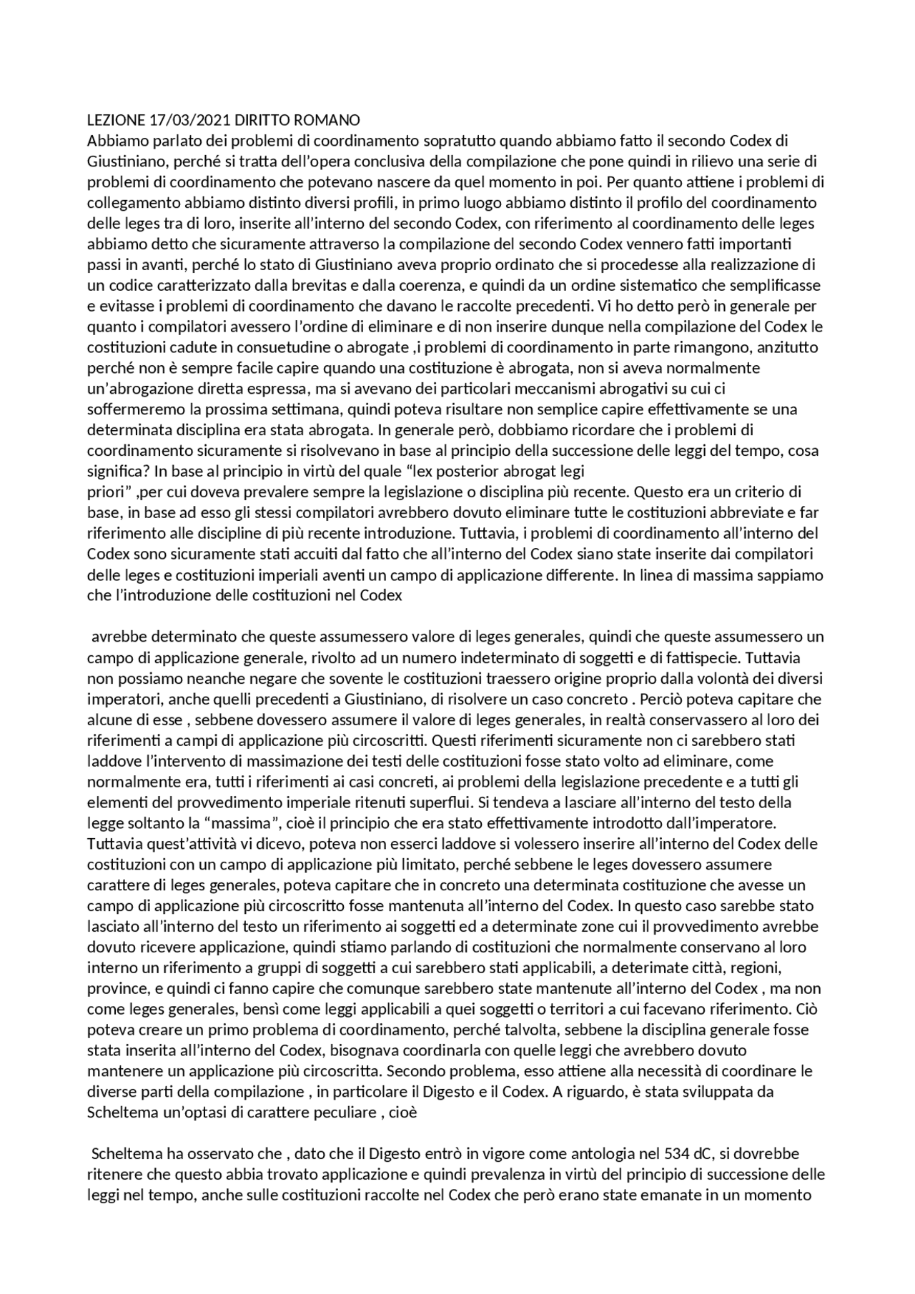 Appunti Diritto Romano Docsity