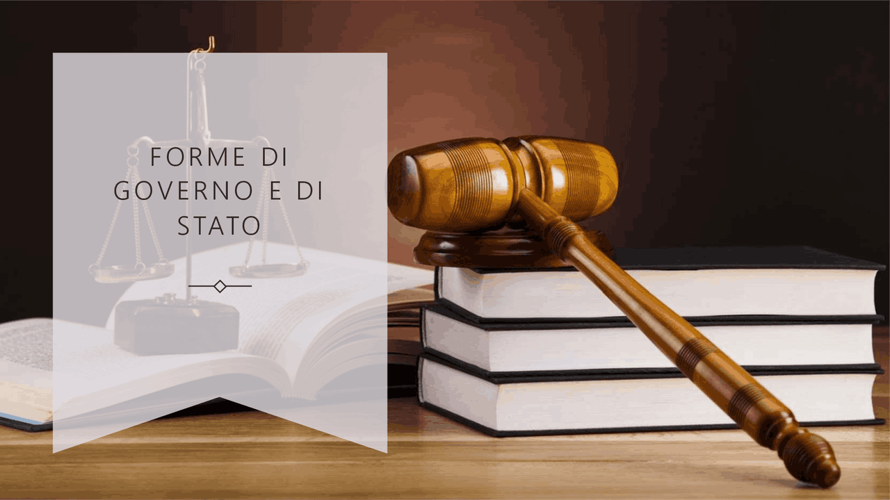 LE FORME DI STATO E DI GOVERNO - Docsity