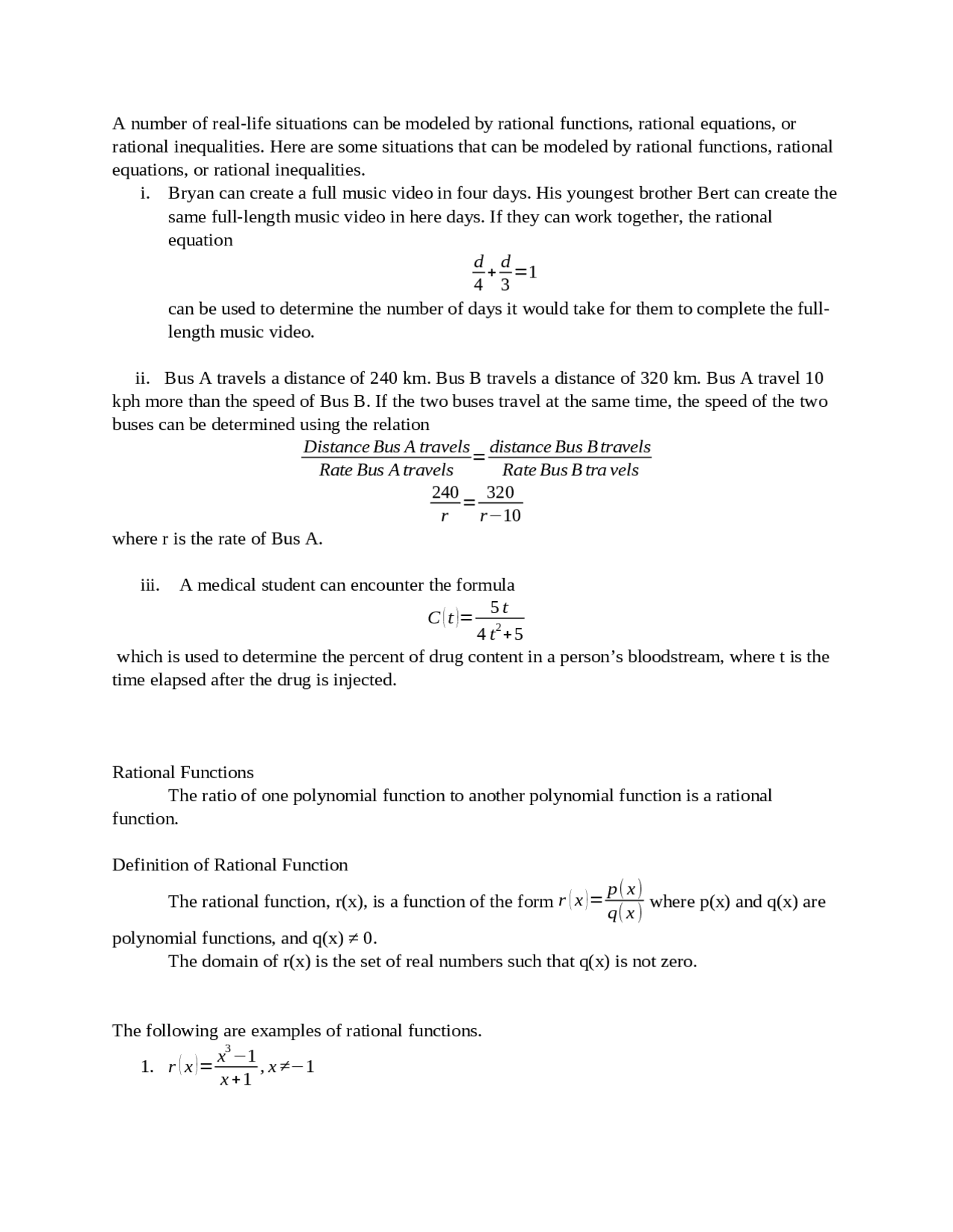 General Mathematics- Real Numbers - Docsity