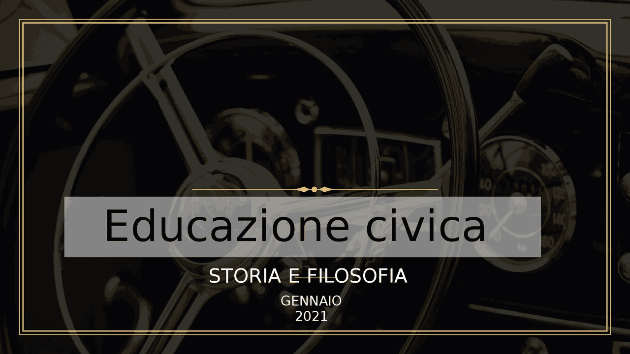 Powerpoint Educazione Civica Slide Di Diritto Docsity