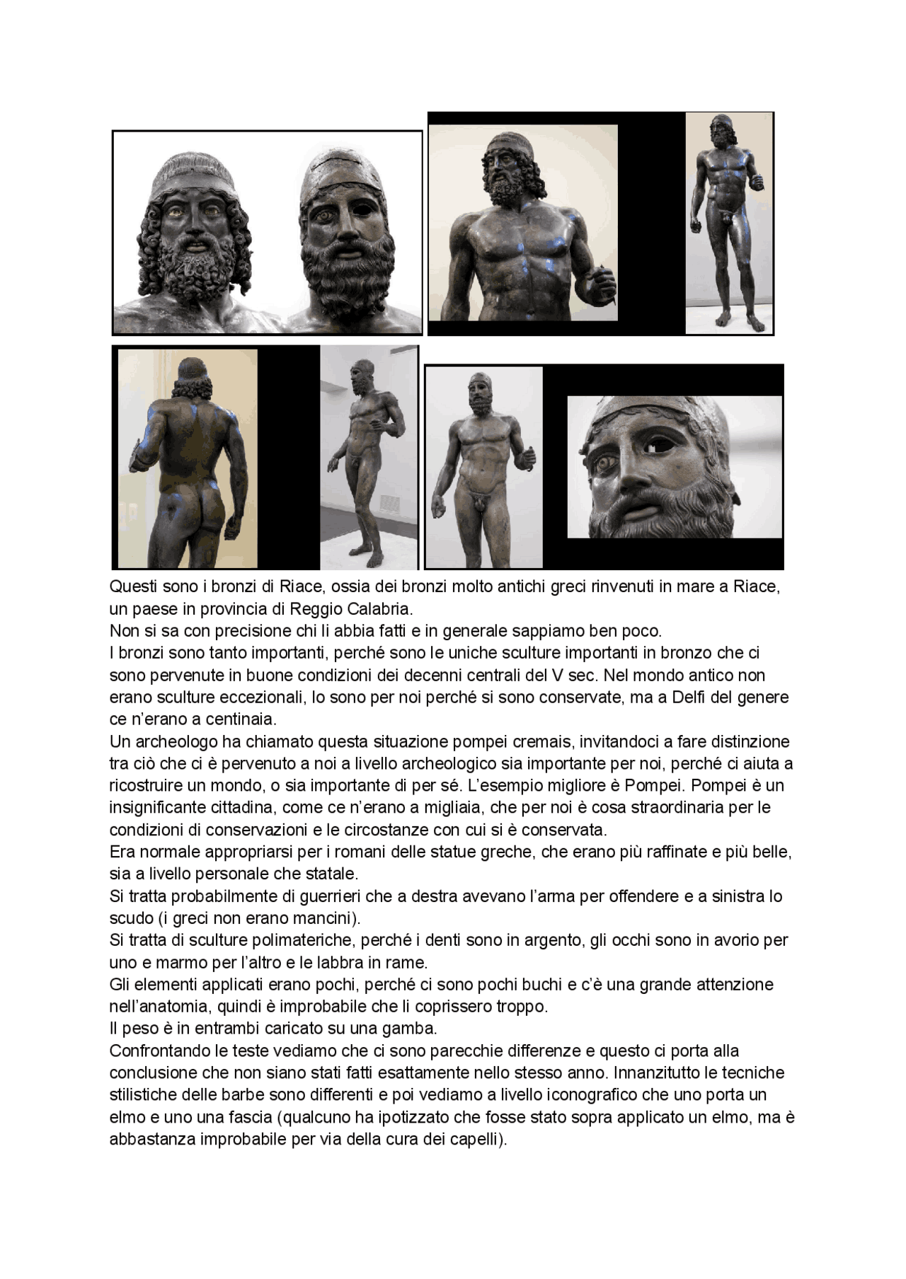 Arte Fine V Sec E Tardo Classicismo Docsity