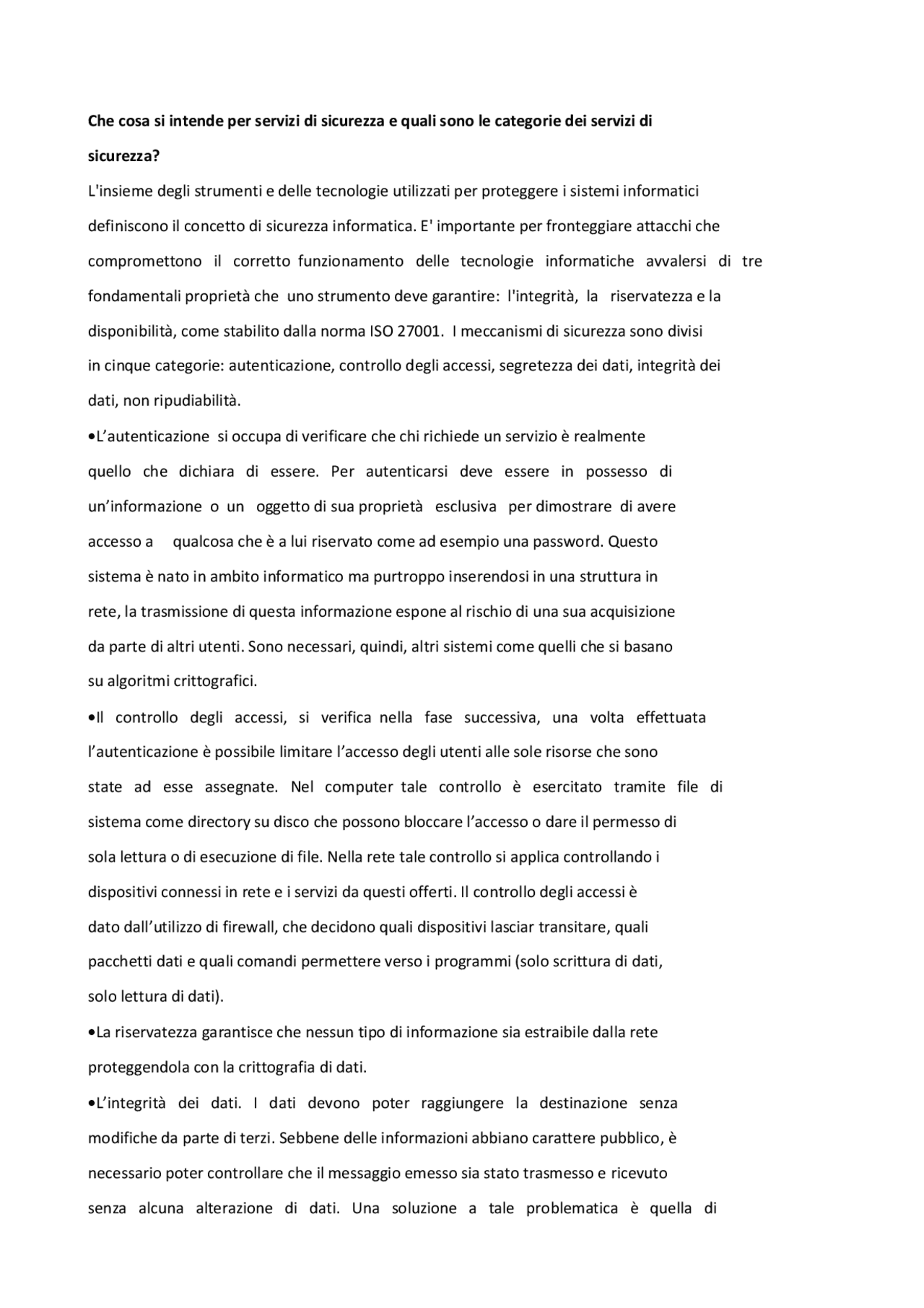 Sicurezza Dei Sistemi Informatici Prove Desame Di Sicurezza Dei