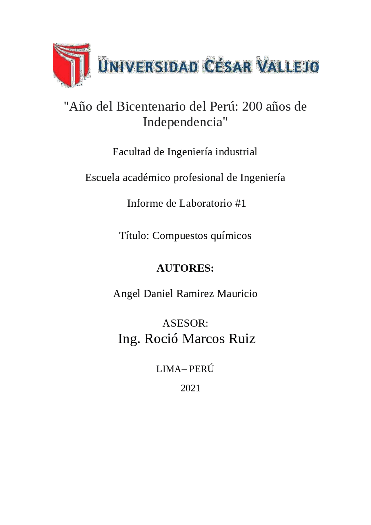 Laboratorio Química Résumés De Chimie Docsity