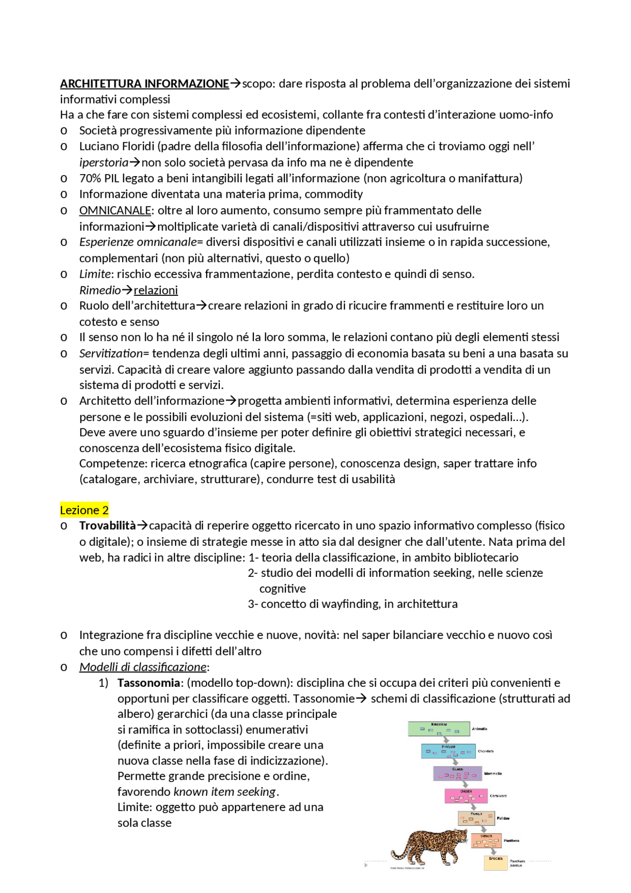 Architettura Dellinformazione User Experience Design Appunti E