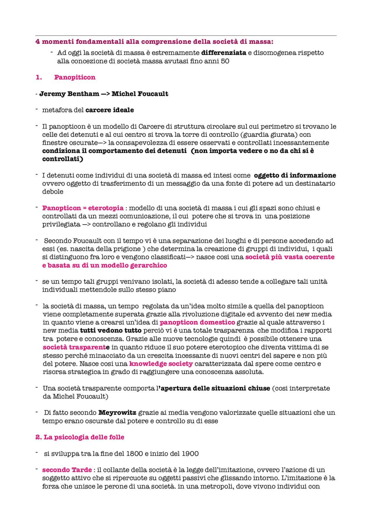 Sociologia Dei Media Cmpiulm Docsity