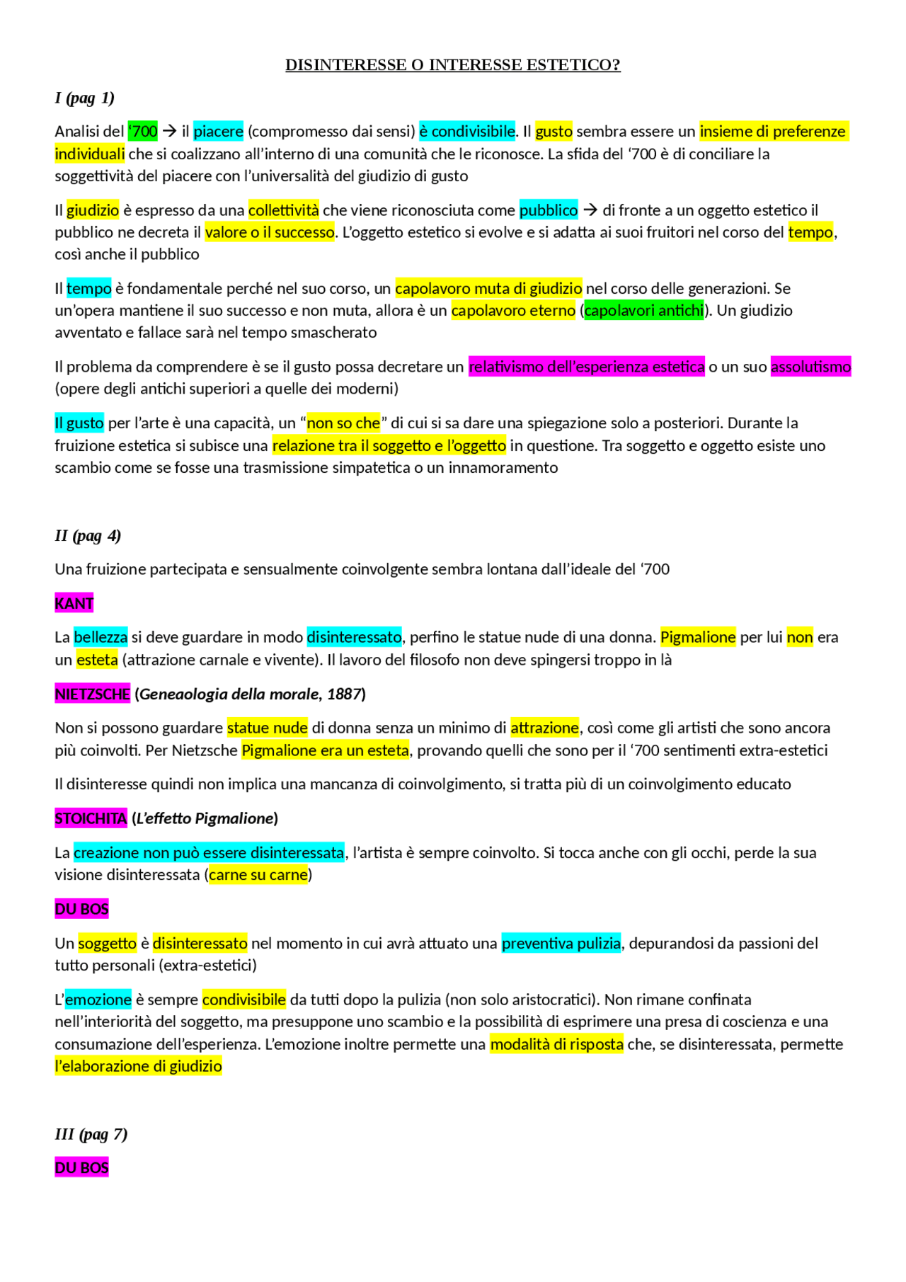Il Senso Del Limite Riassunto Dei Primi 4 Capitoli Docsity
