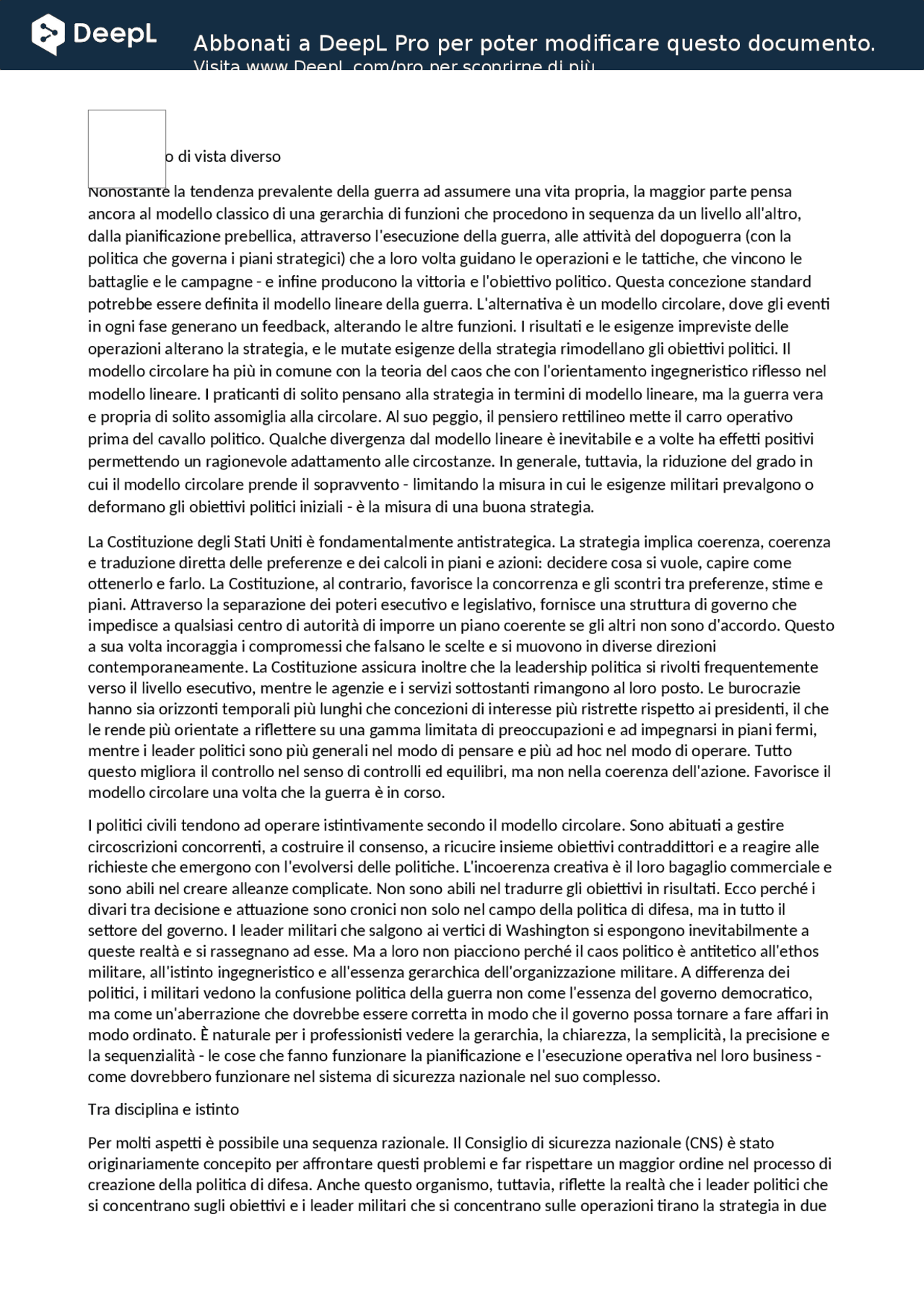 Studi Strategici Betts - Docsity