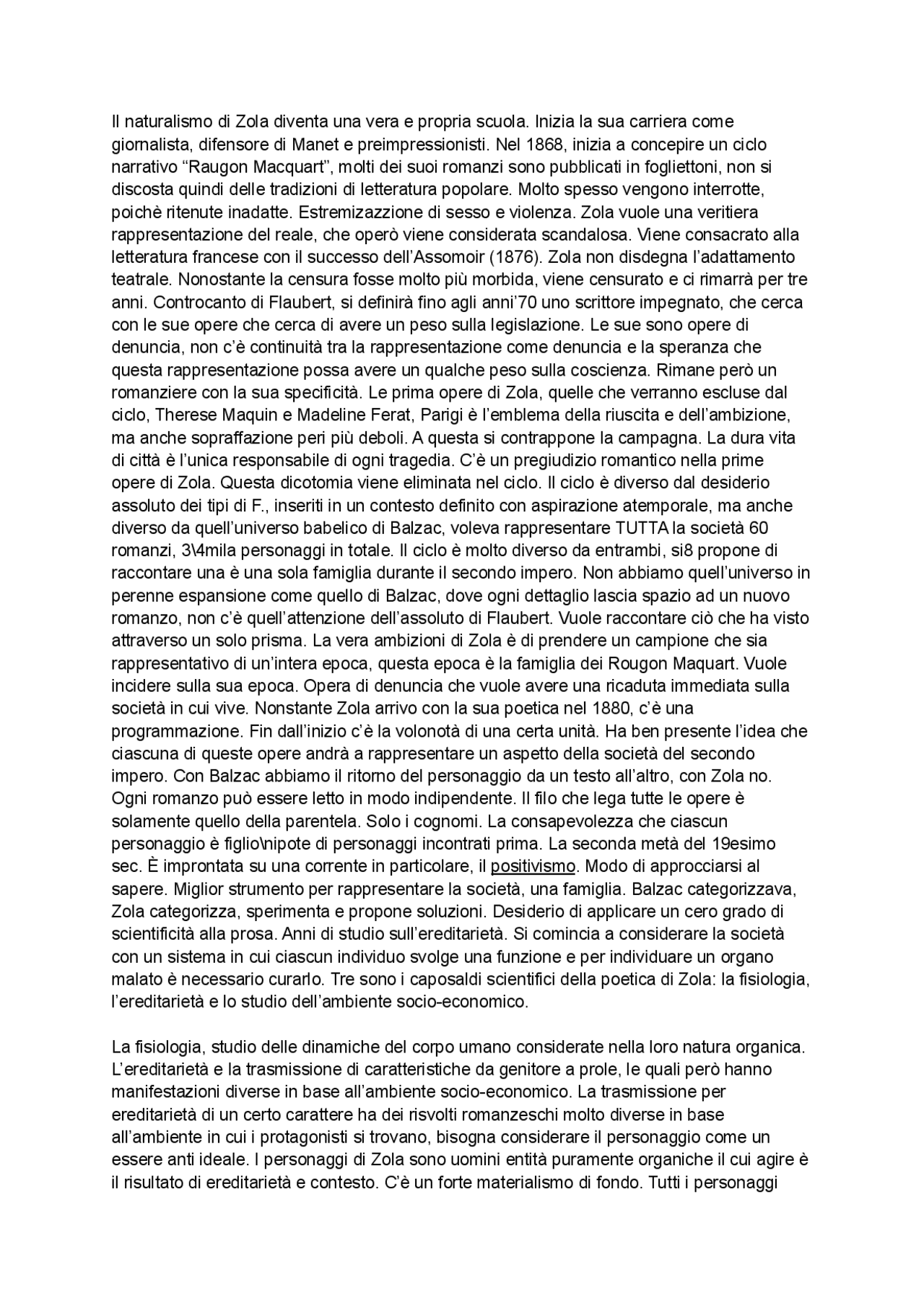 Appunti Letteratura Francese 1 Docsity